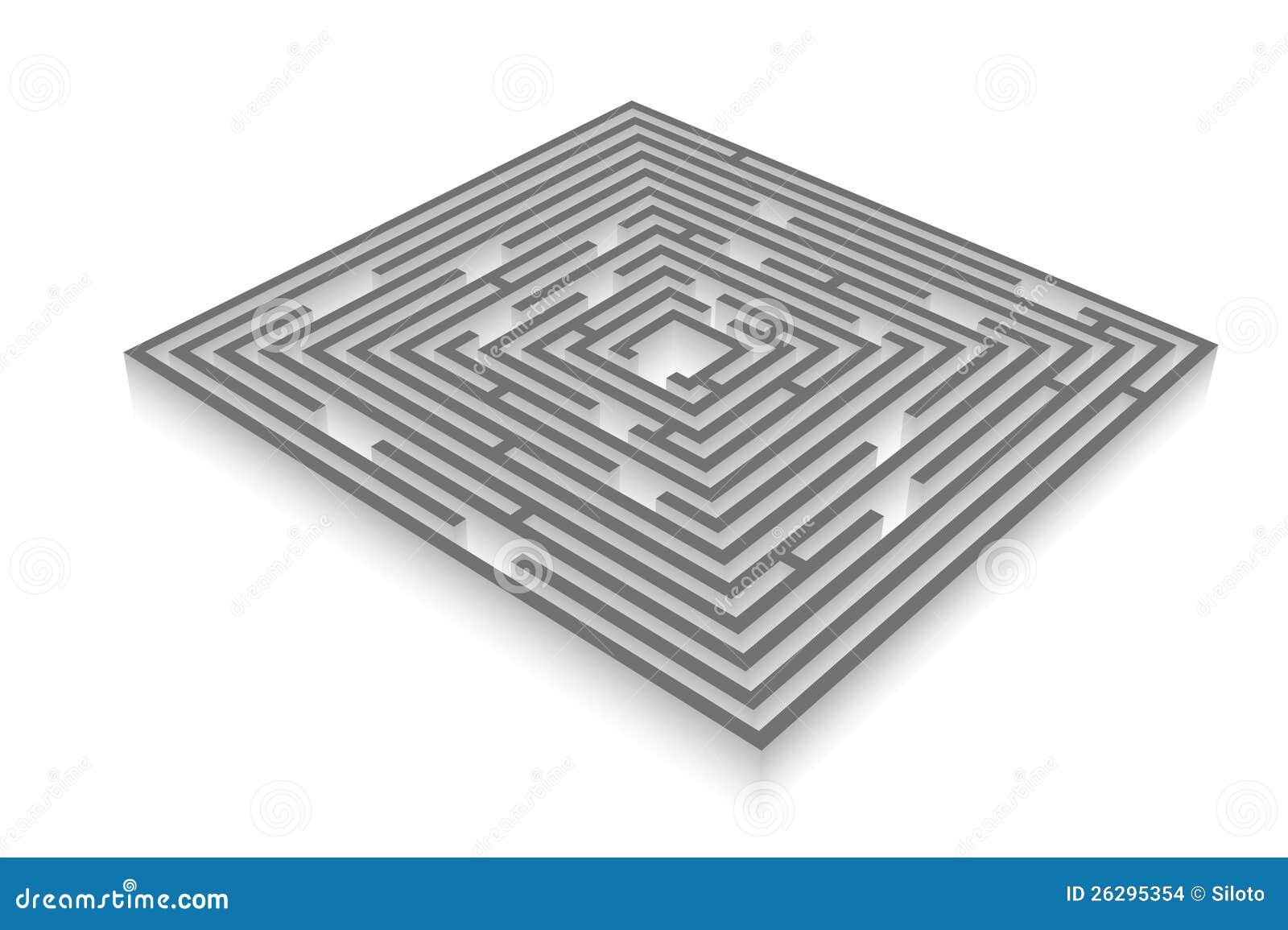 Labyrinth stock illustration. Illustration of aimlessly - 26295354