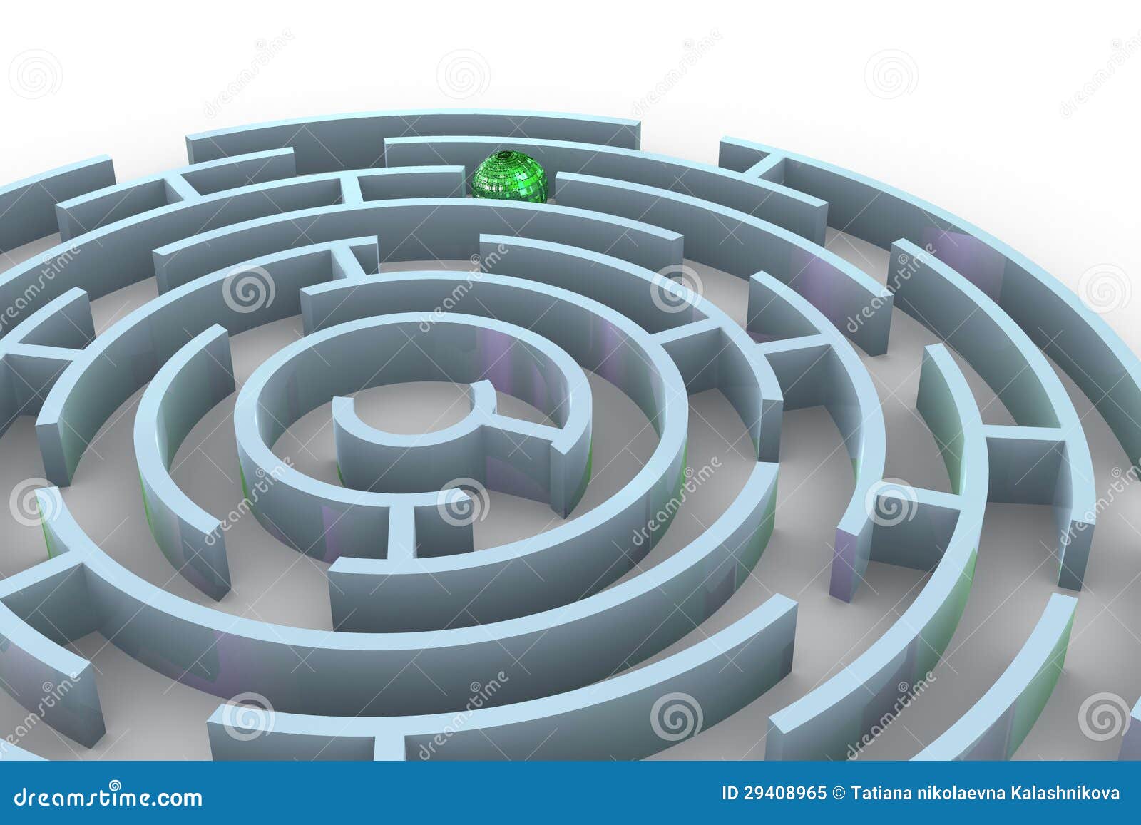 Labyrinth stock illustration. Illustration of riddle - 29408965