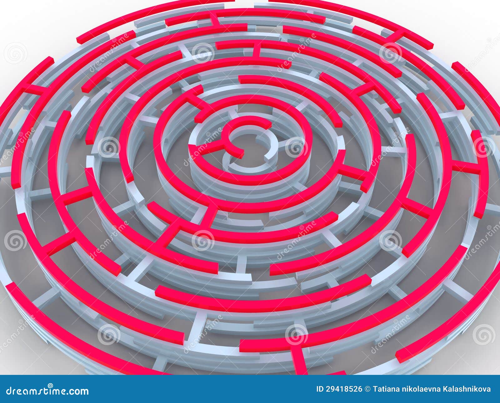 Labyrinth stock illustration. Illustration of complex - 29418526