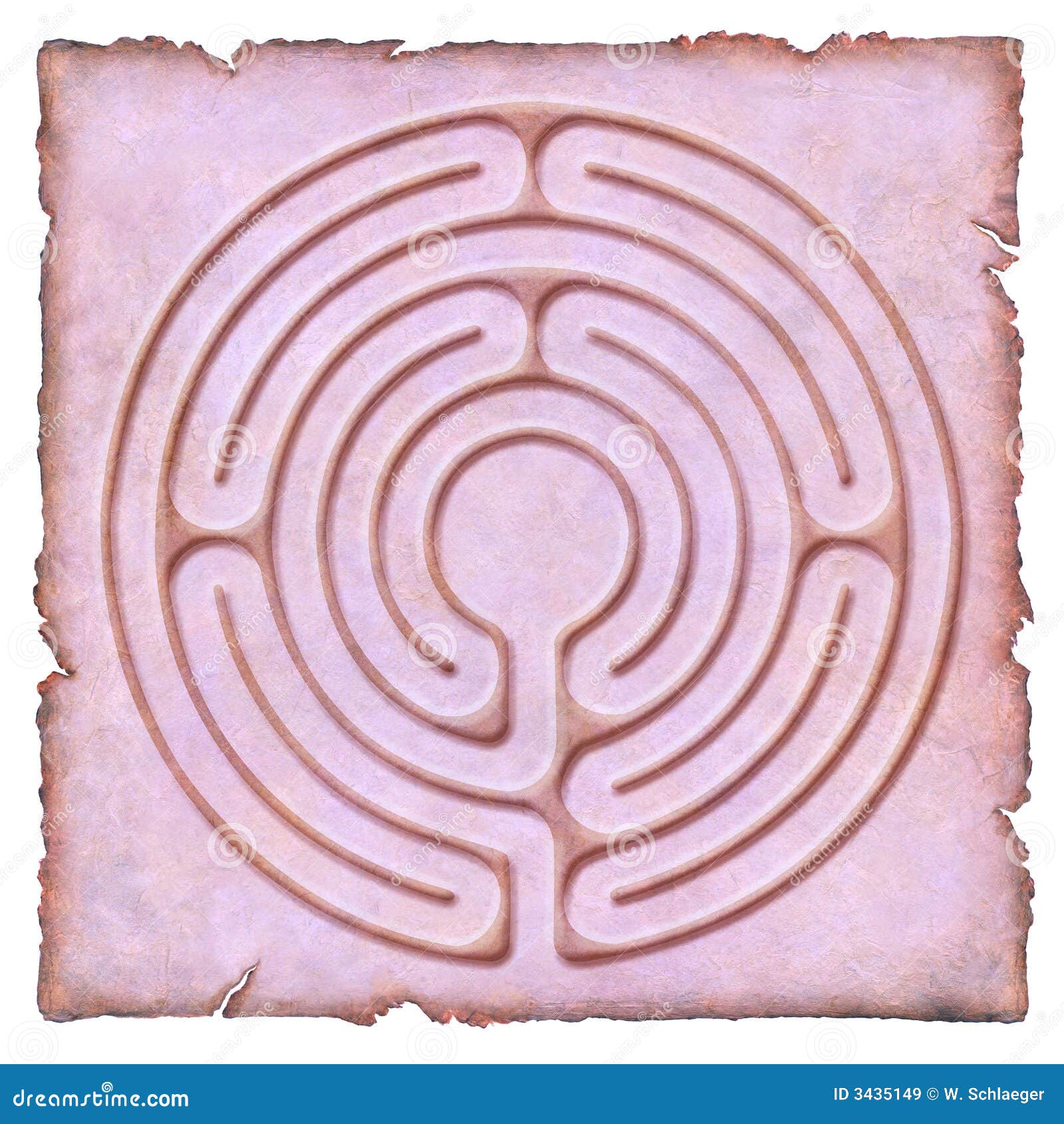 Into the Labyrinth - 6 Circuit Stock Illustration - Illustration of ...