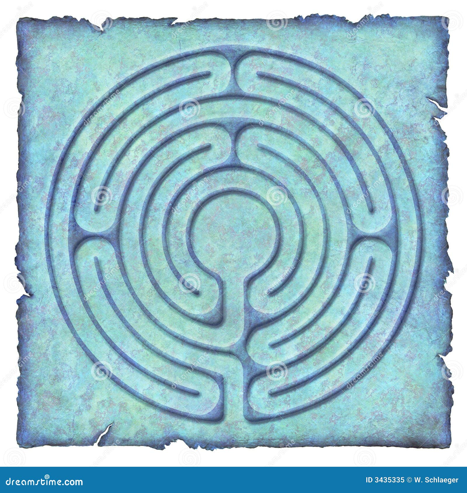 Into the Labyrinth - 6 Circuit Stock Illustration - Illustration of ...