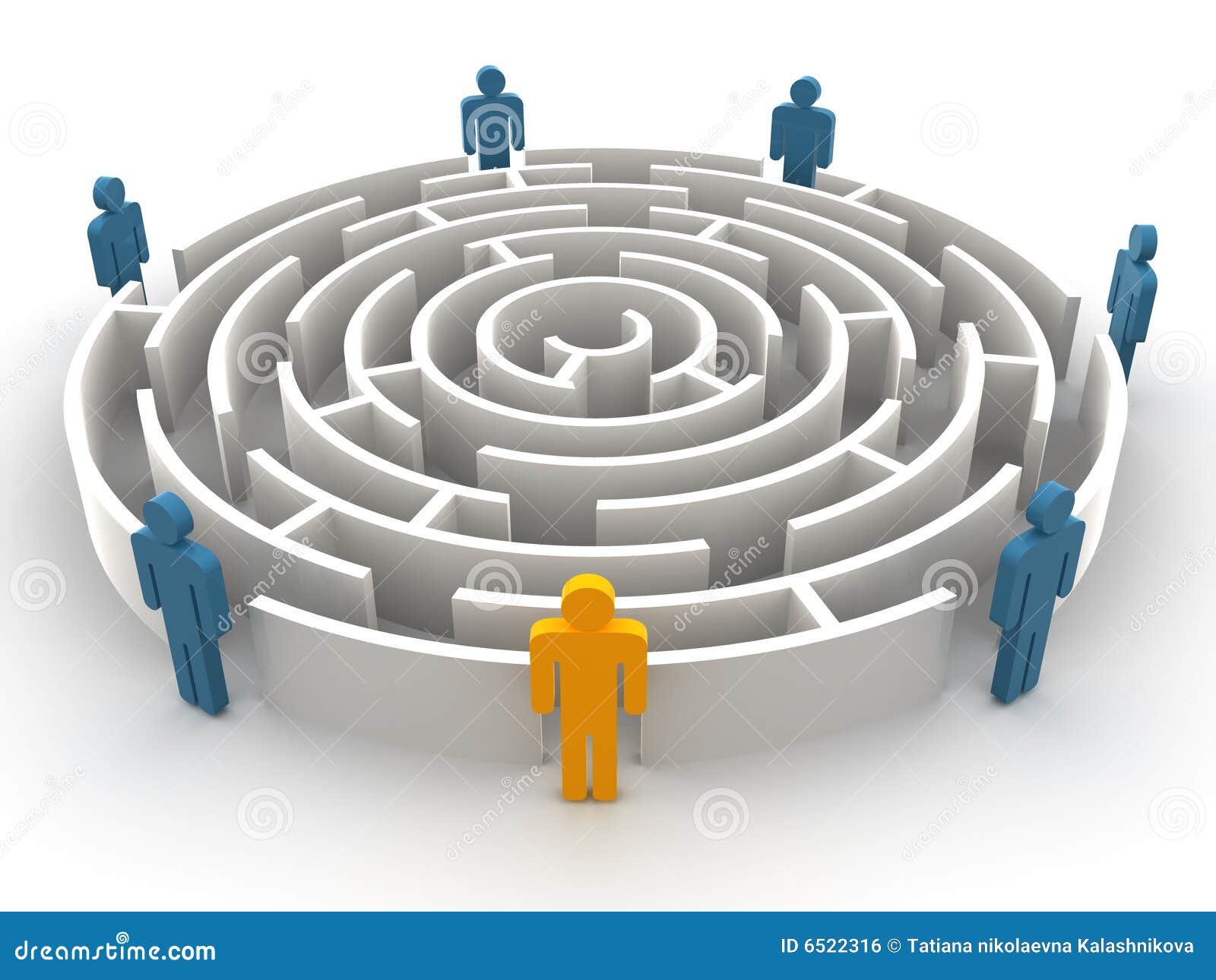 Labyrinth stock illustration. Illustration of geometry - 6522316