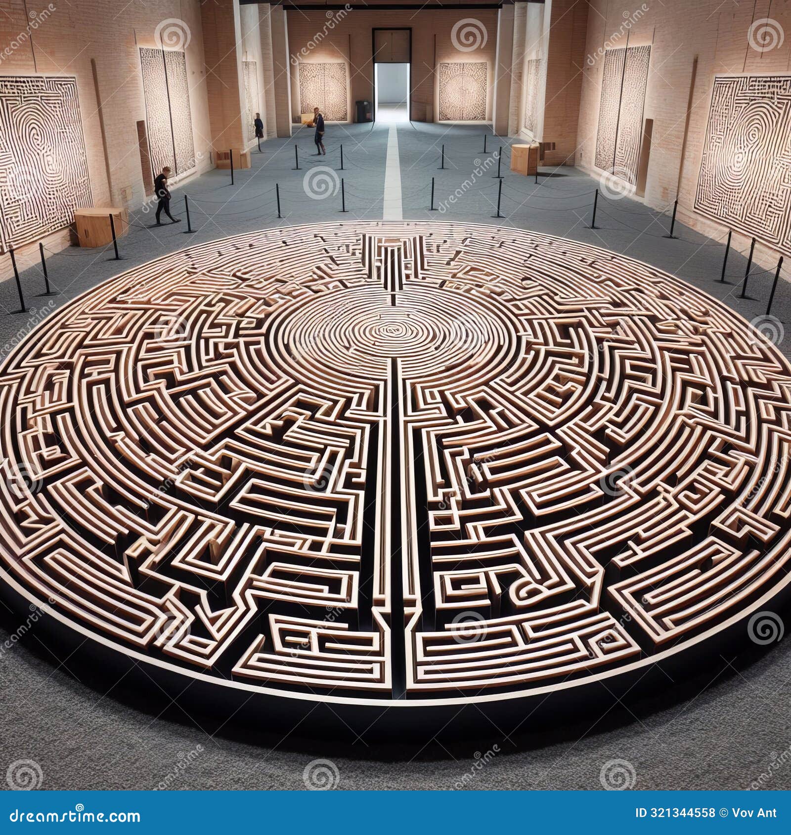 Labyrinth Art Installation Temporary or Permanent Artworks Feau Stock ... Labyrinth Art Installation Temporary or Permanent Artworks Feau Stock ...