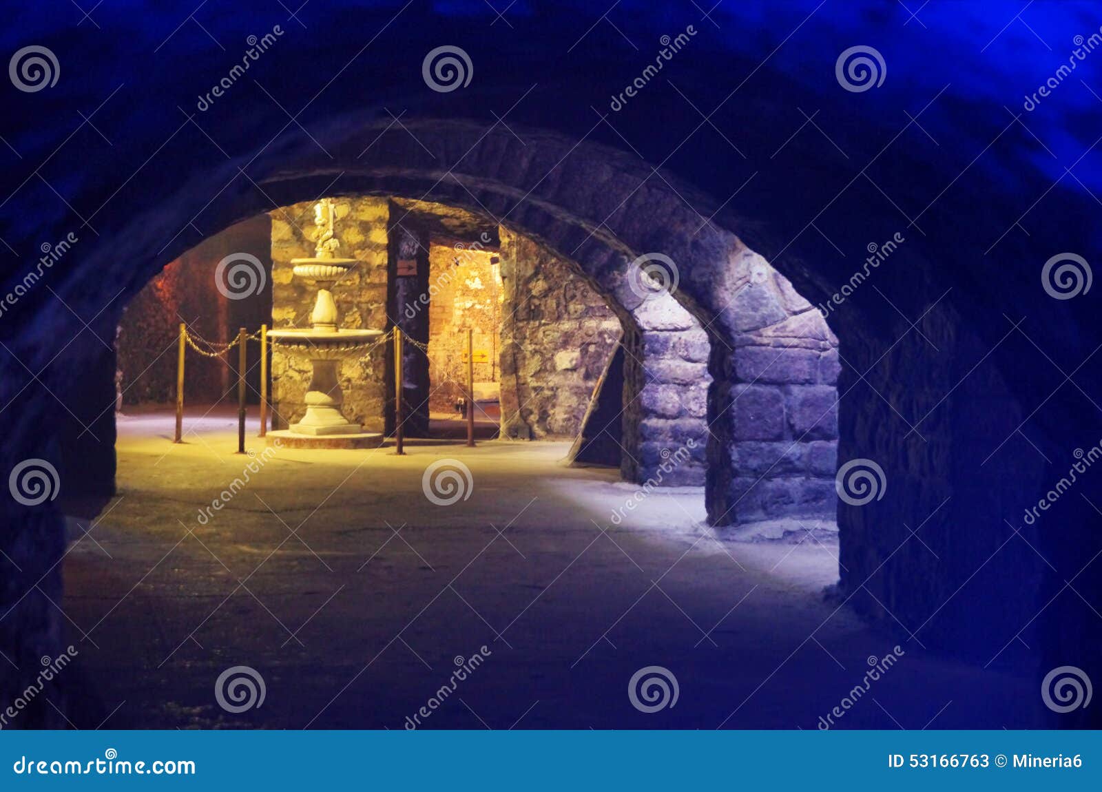Labyrinth of Buda Castle, Budapest Stock Image - Image of destination ...