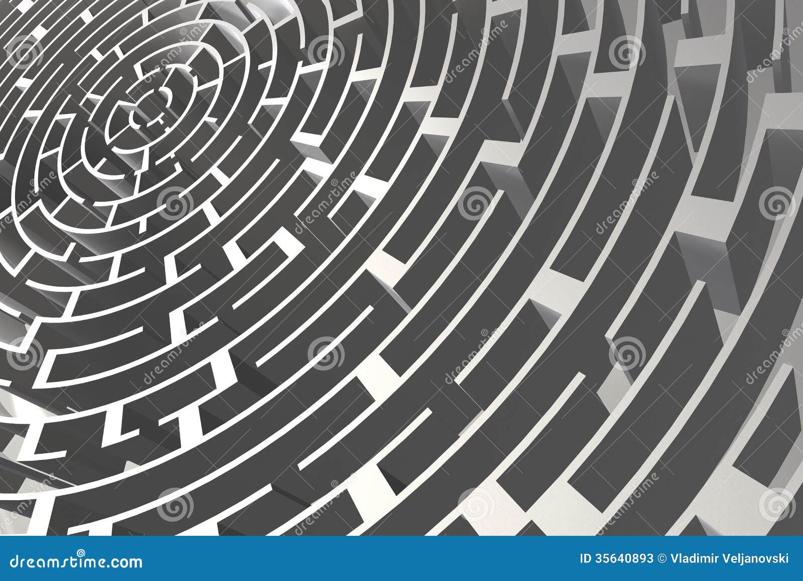 Labyrinth stock illustration. Illustration of path, idea - 35640893