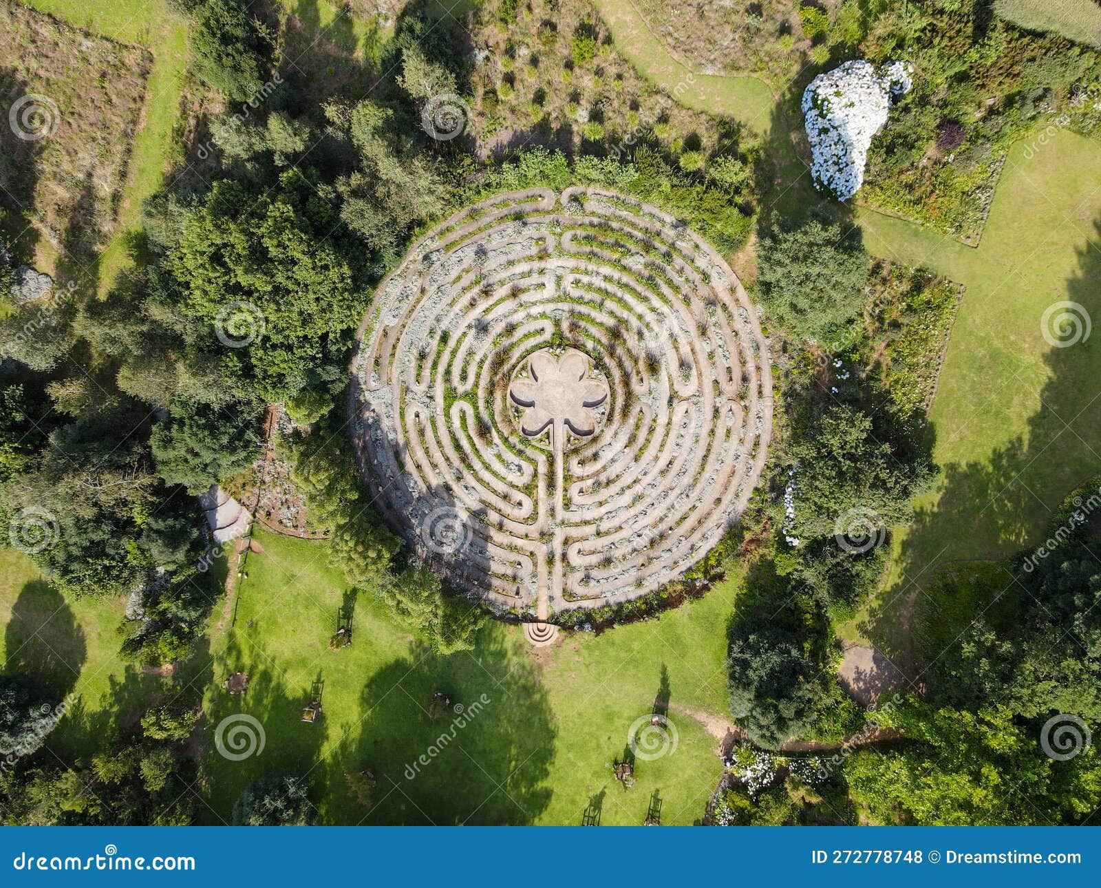 Labyrinth on the Countryside of Hogsback, South Africa Stock Photo ...