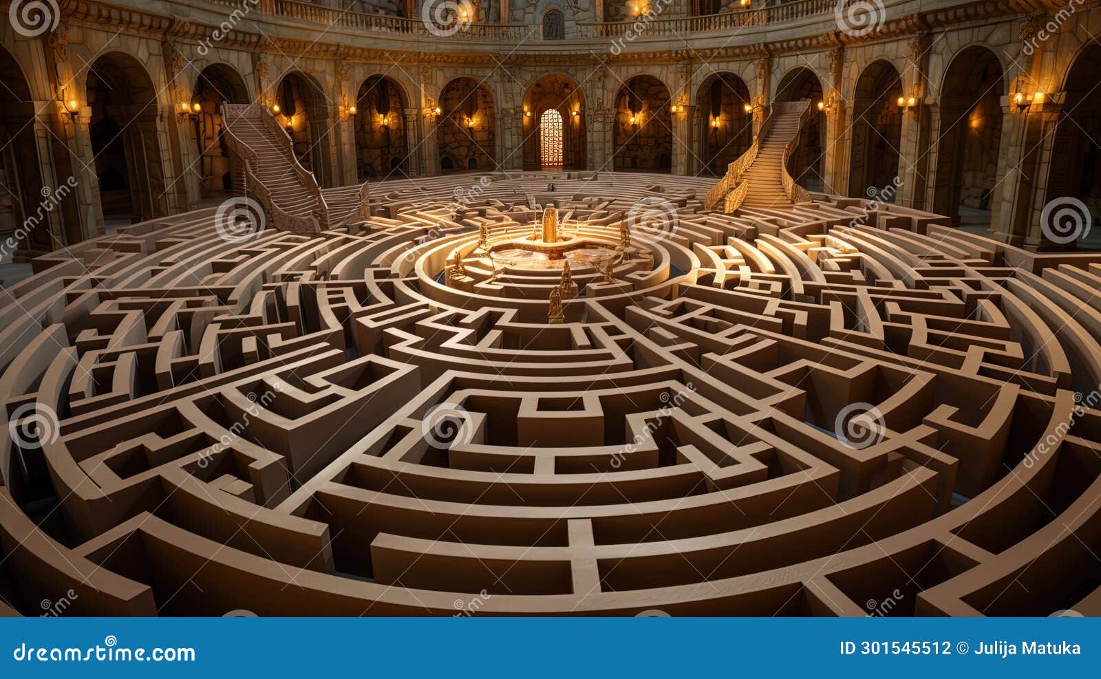 Labyrinth Created from Giant Puzzles Requiring the Correct Assembly ...
