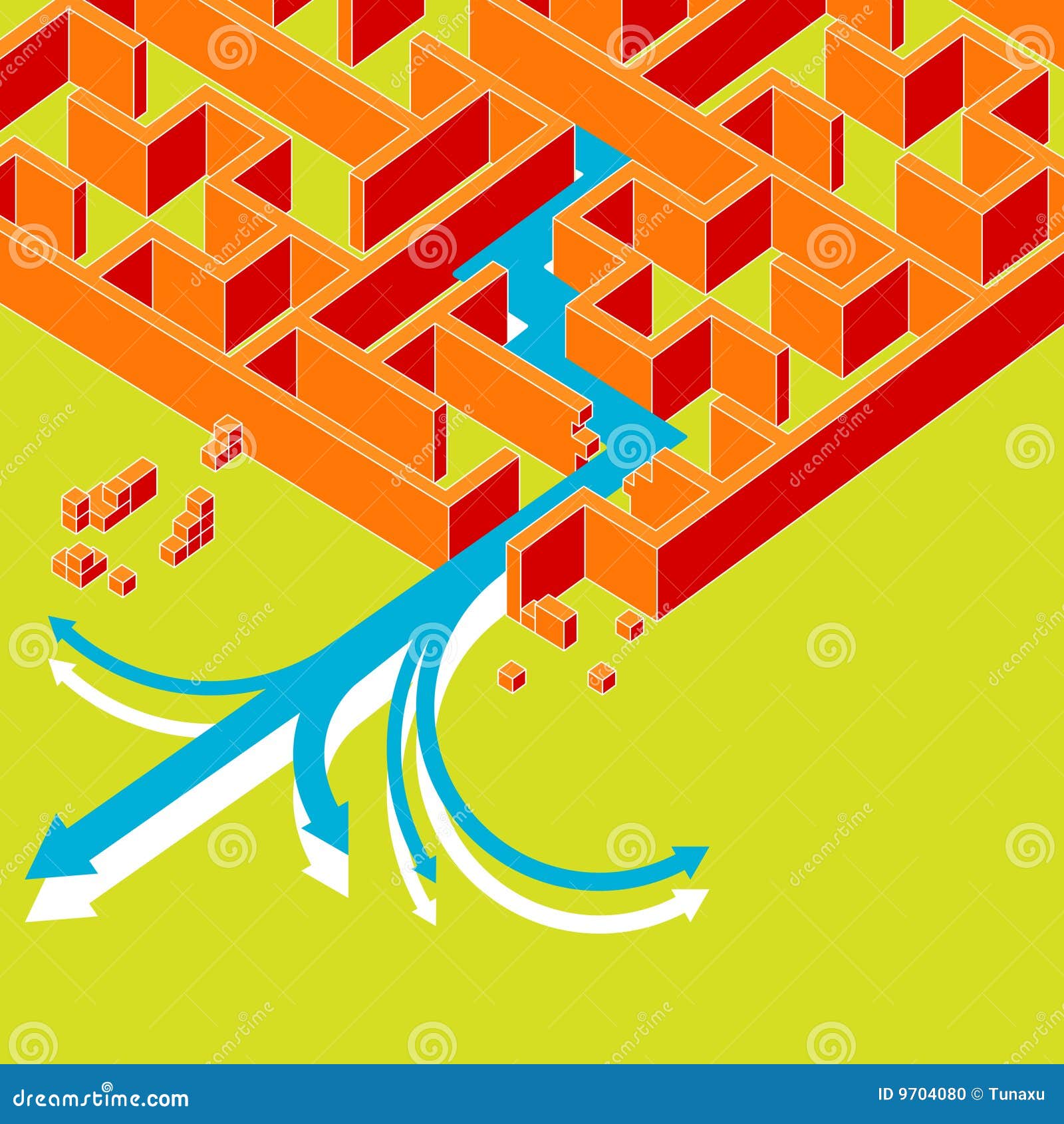 Labyrinth design vector stock vector. Illustration of labyrinth - 9704080