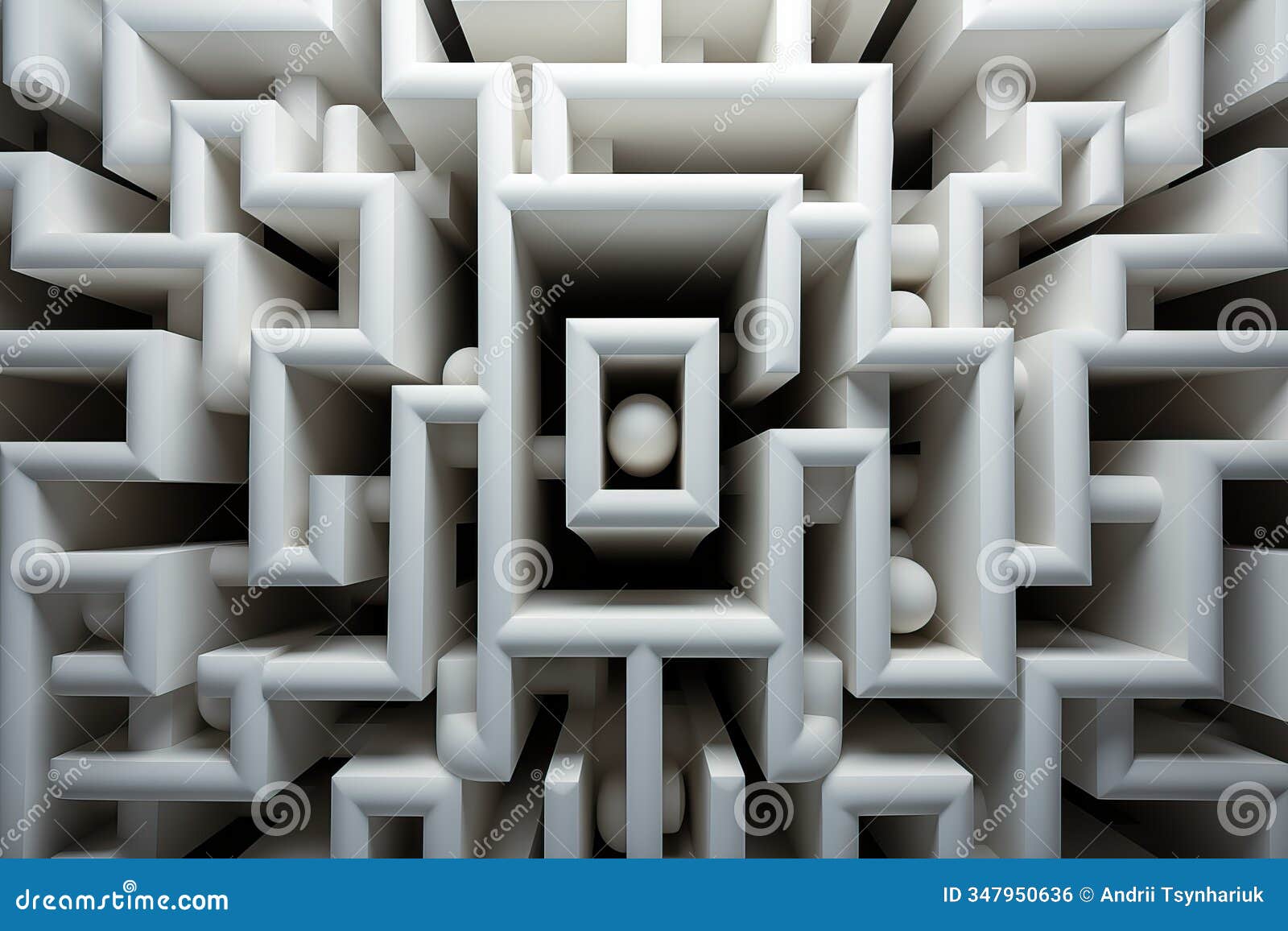 A Labyrinth with Difficult Passage. Stock Photo - Image of challenge ...