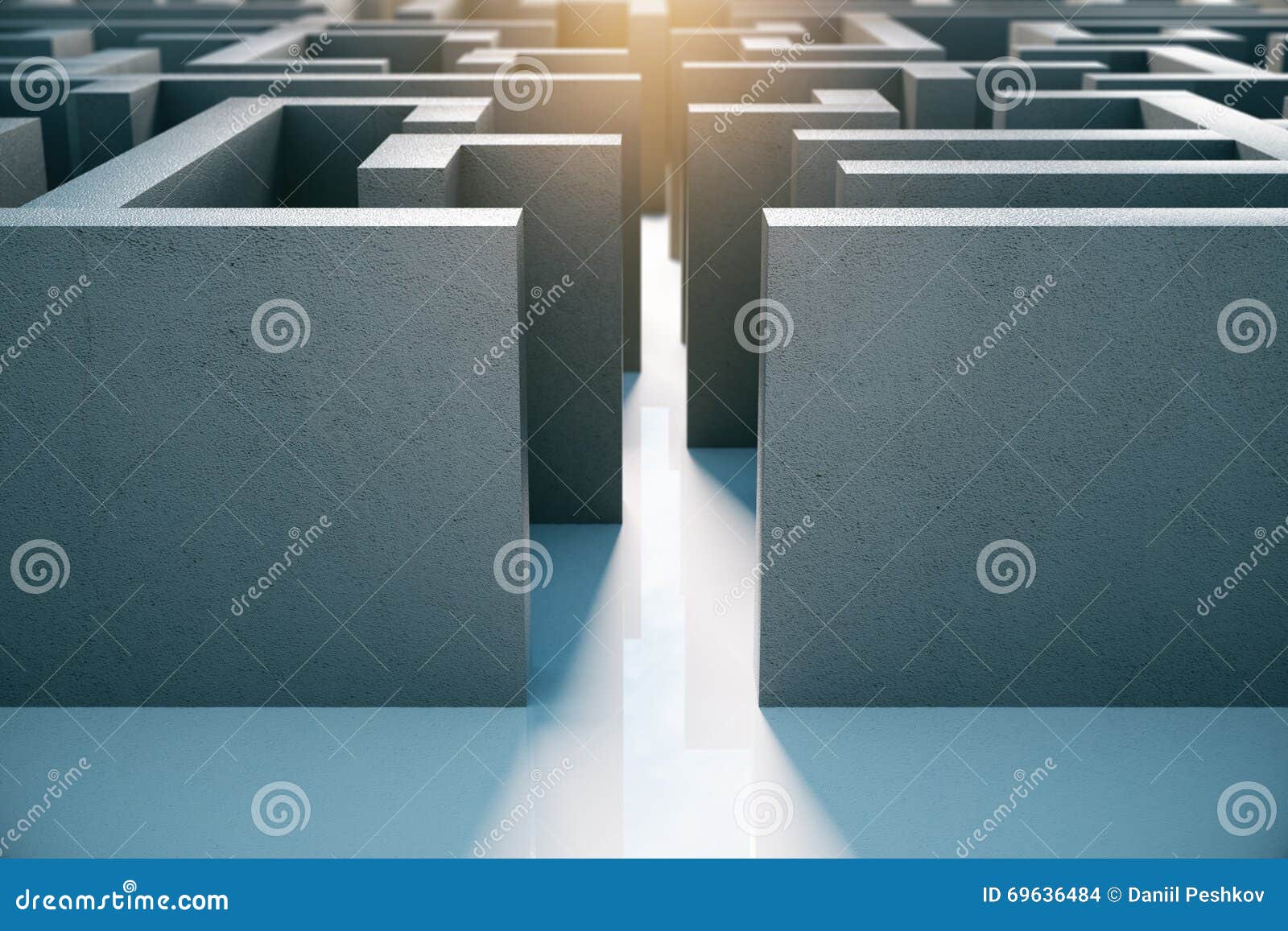 Labyrinth entrance stock illustration. Illustration of path - 69636484