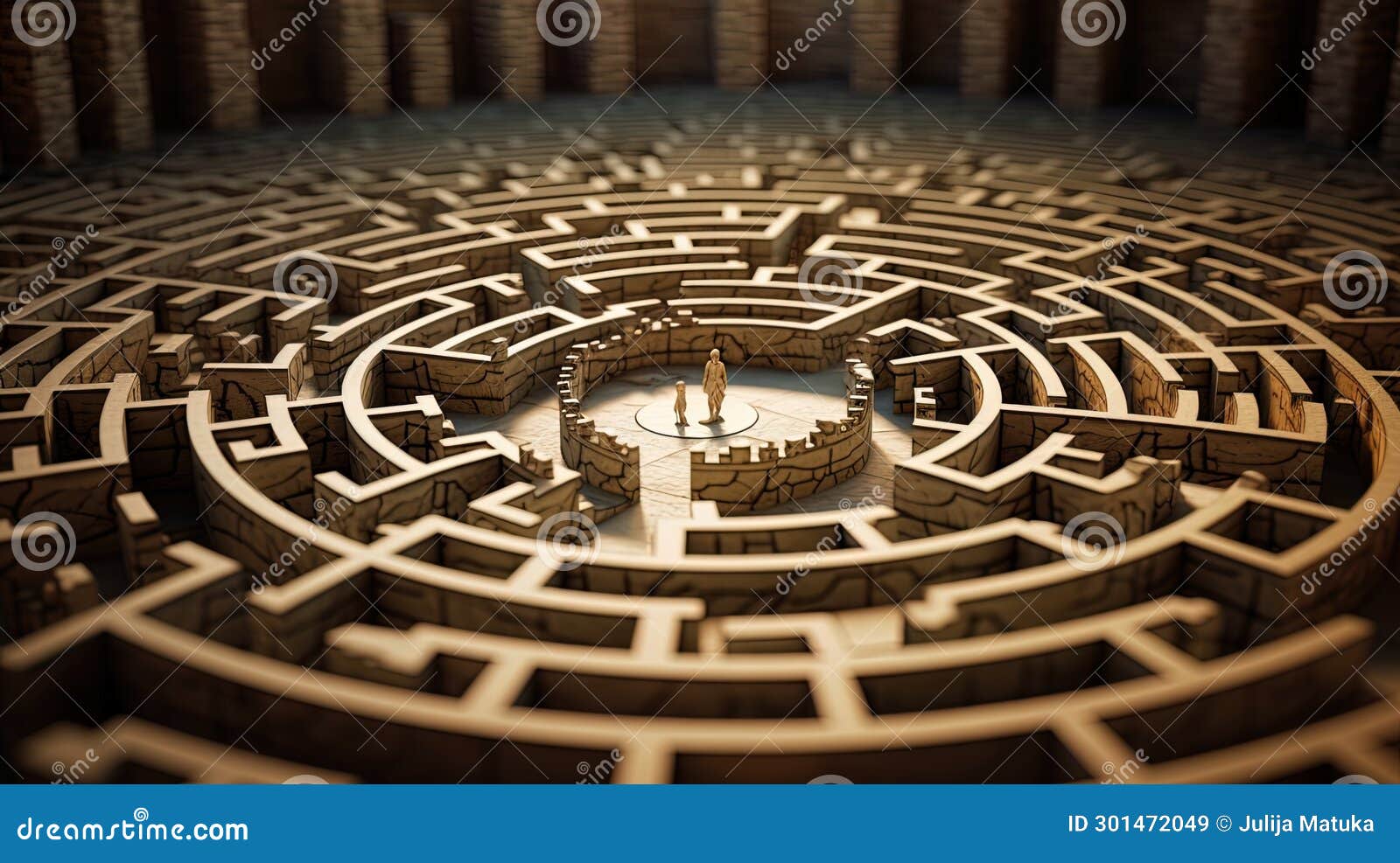 The Labyrinth in the Form of a Puzzle of the Chube, Where Each Side ...