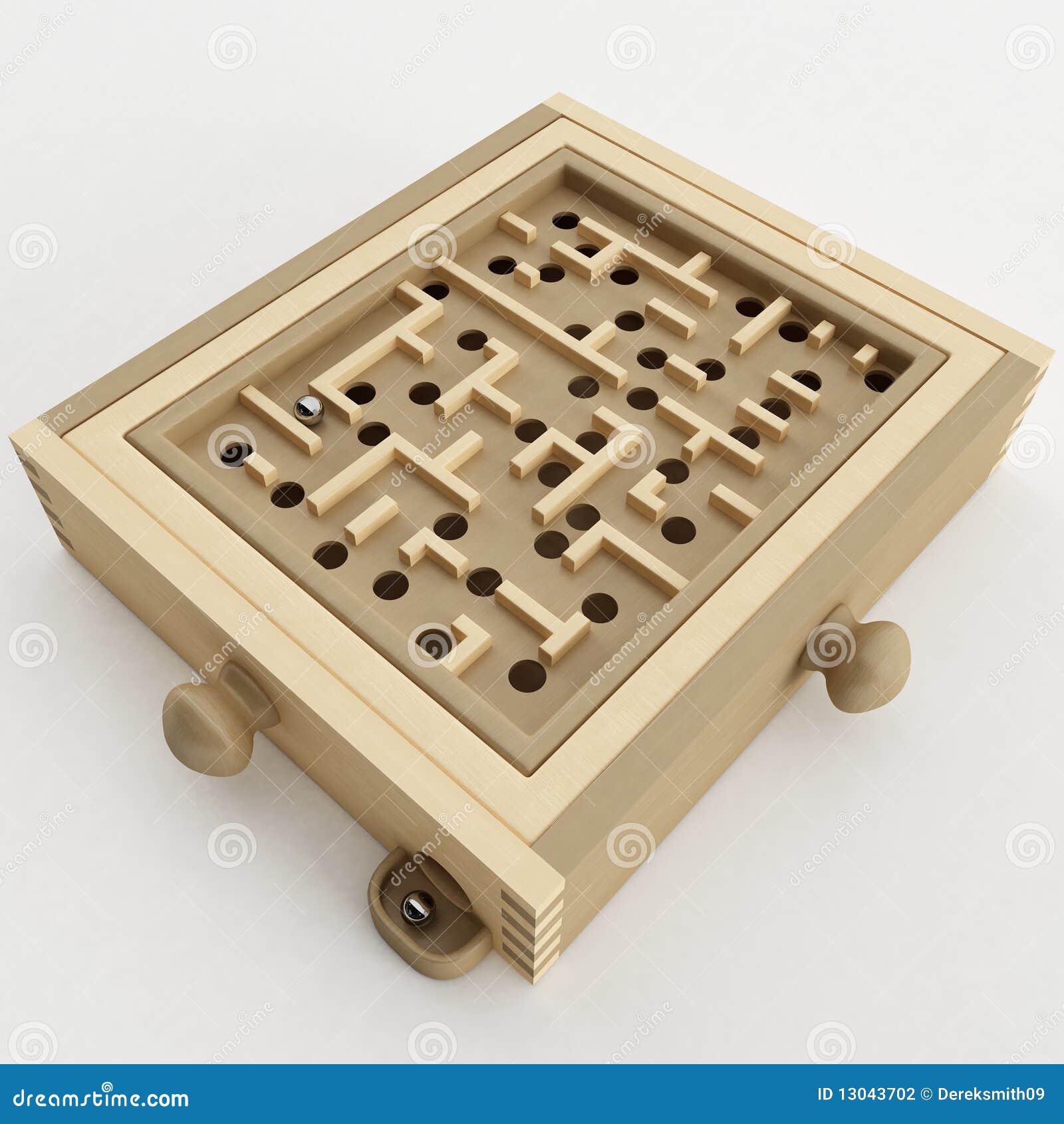 Labyrinth Game stock illustration. Illustration of sphere - 13043702