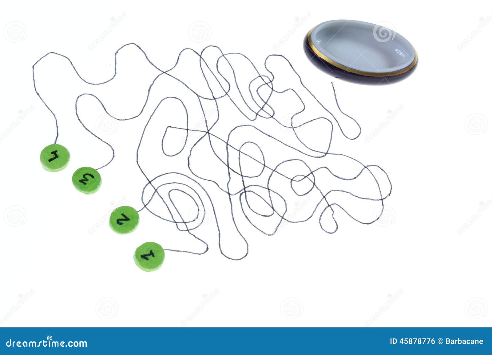 Labyrinth game stock illustration. Illustration of funny - 45878776