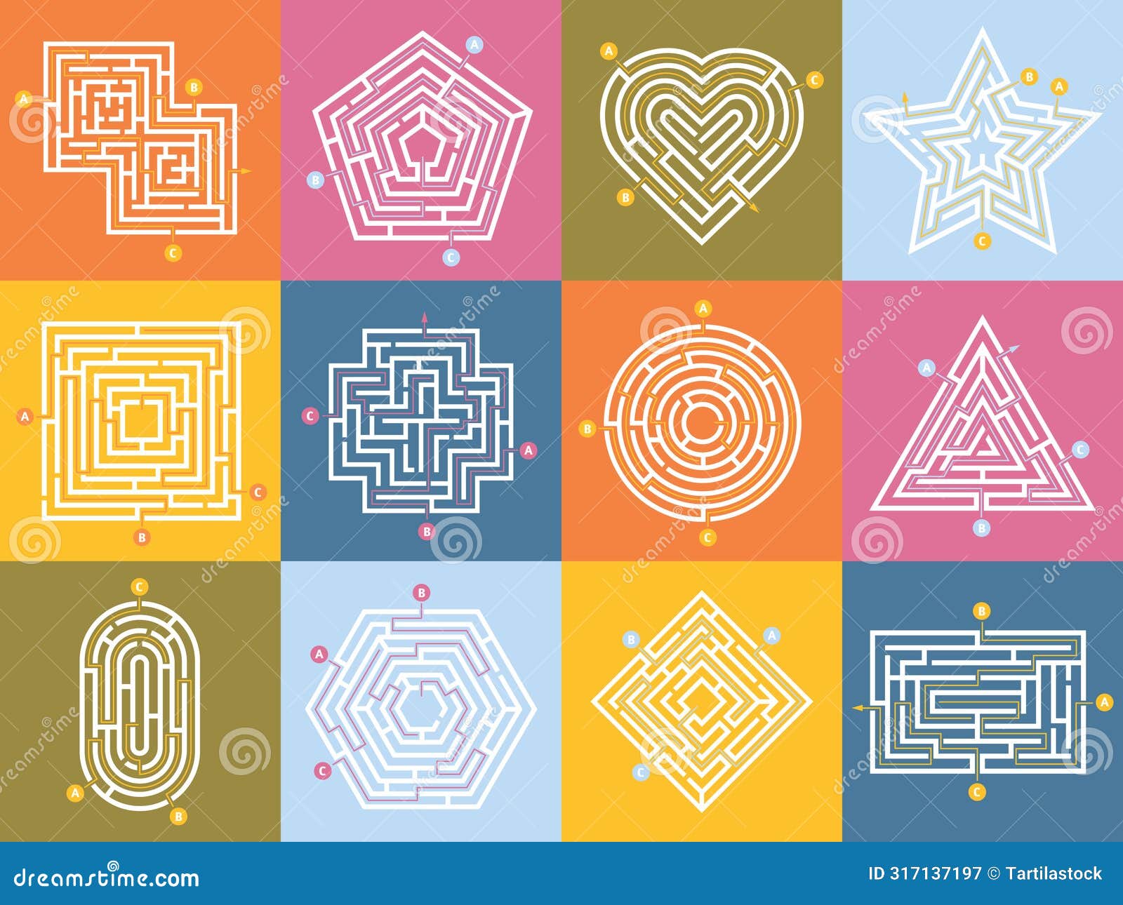 3d Maze Conundrum For Challenge The Kids, Labyrinth For Finding The ... 3d Maze Conundrum For Challenge The Kids, Labyrinth For Finding The ...
