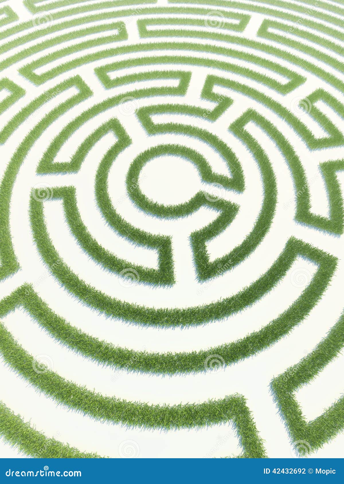 Labyrinth grass stock photo. Image of labyrinth, ornamental - 42432692
