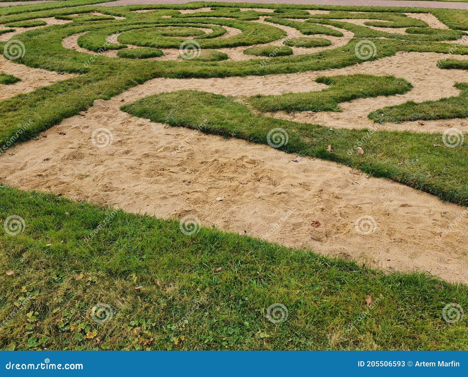 Labyrinth of Green Grass and Sand in the Garden. Stock Image - Image of ... Labyrinth of Green Grass and Sand in the Garden. Stock Image - Image of ...