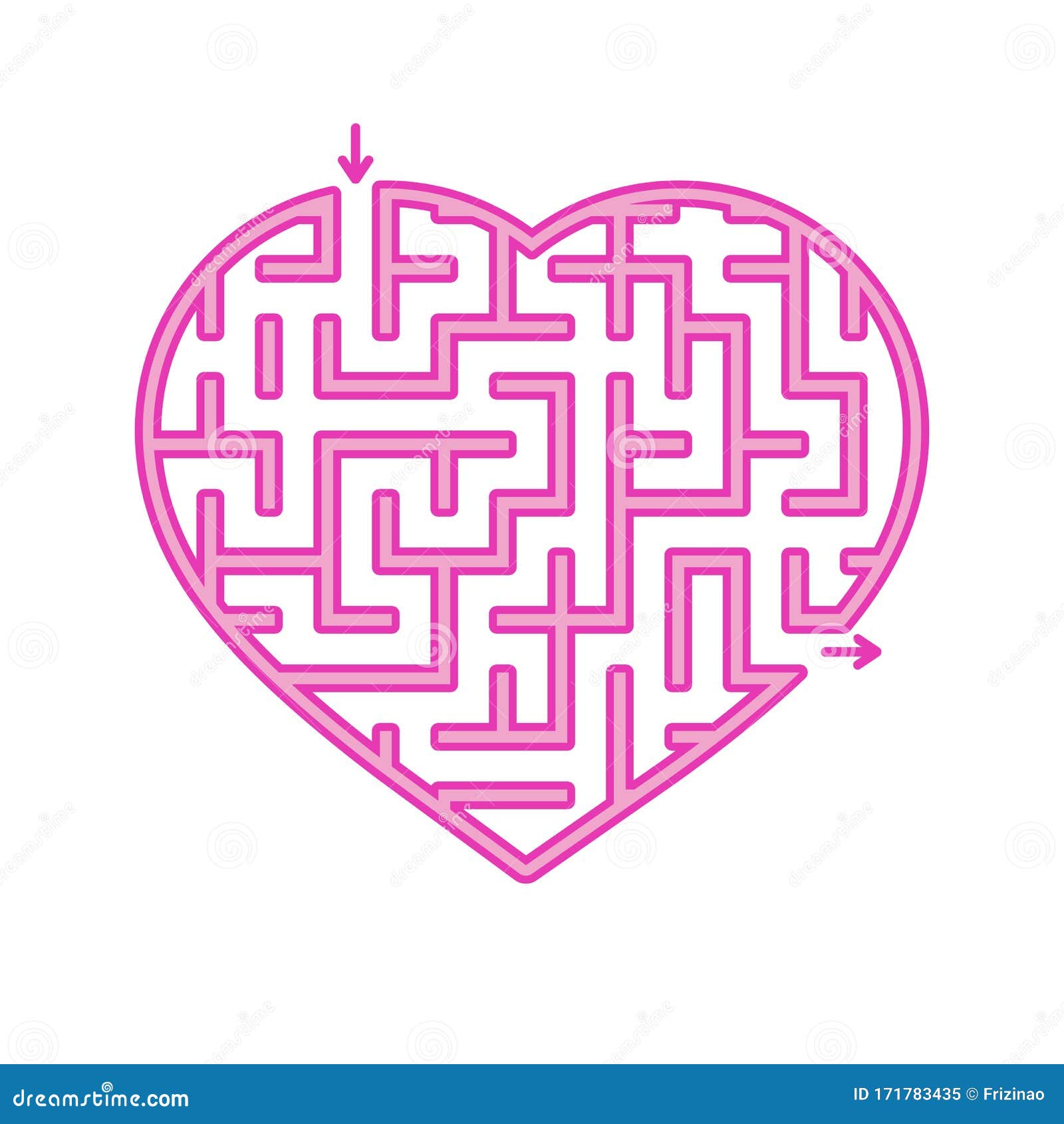 Labyrinth And Heart Stock Photography | CartoonDealer.com #12450164