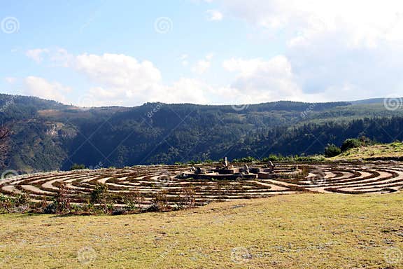 Labyrinth, Hogsback, South Africa Stock Photo - Image of searching ...