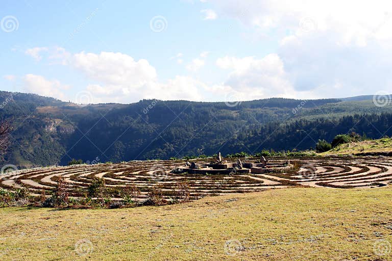 Labyrinth, Hogsback, South Africa Stock Photo - Image of searching ...