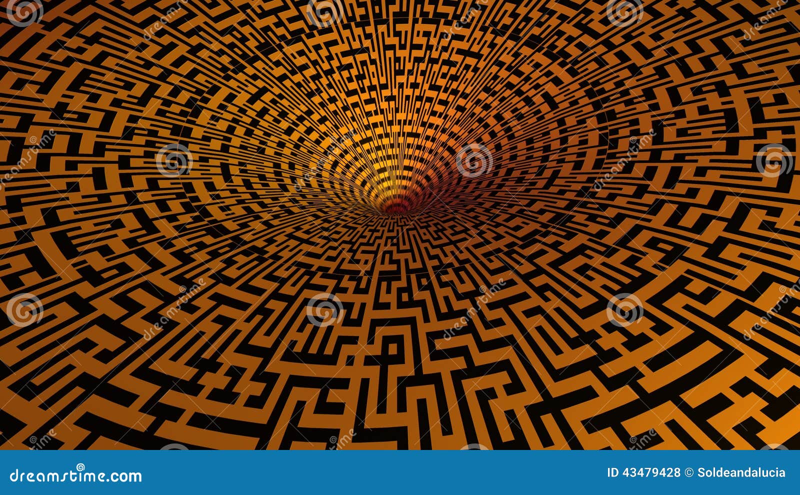 Labyrinth stock illustration. Illustration of escape - 43479428