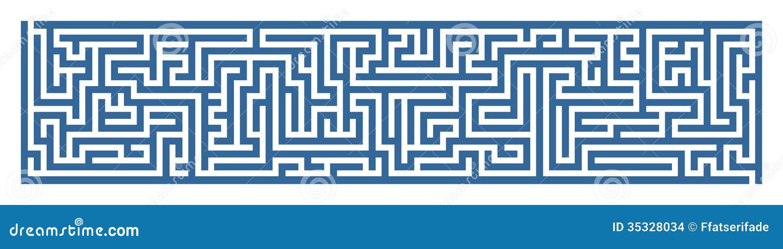 Labyrinth stock illustration. Illustration of riddle - 35328034