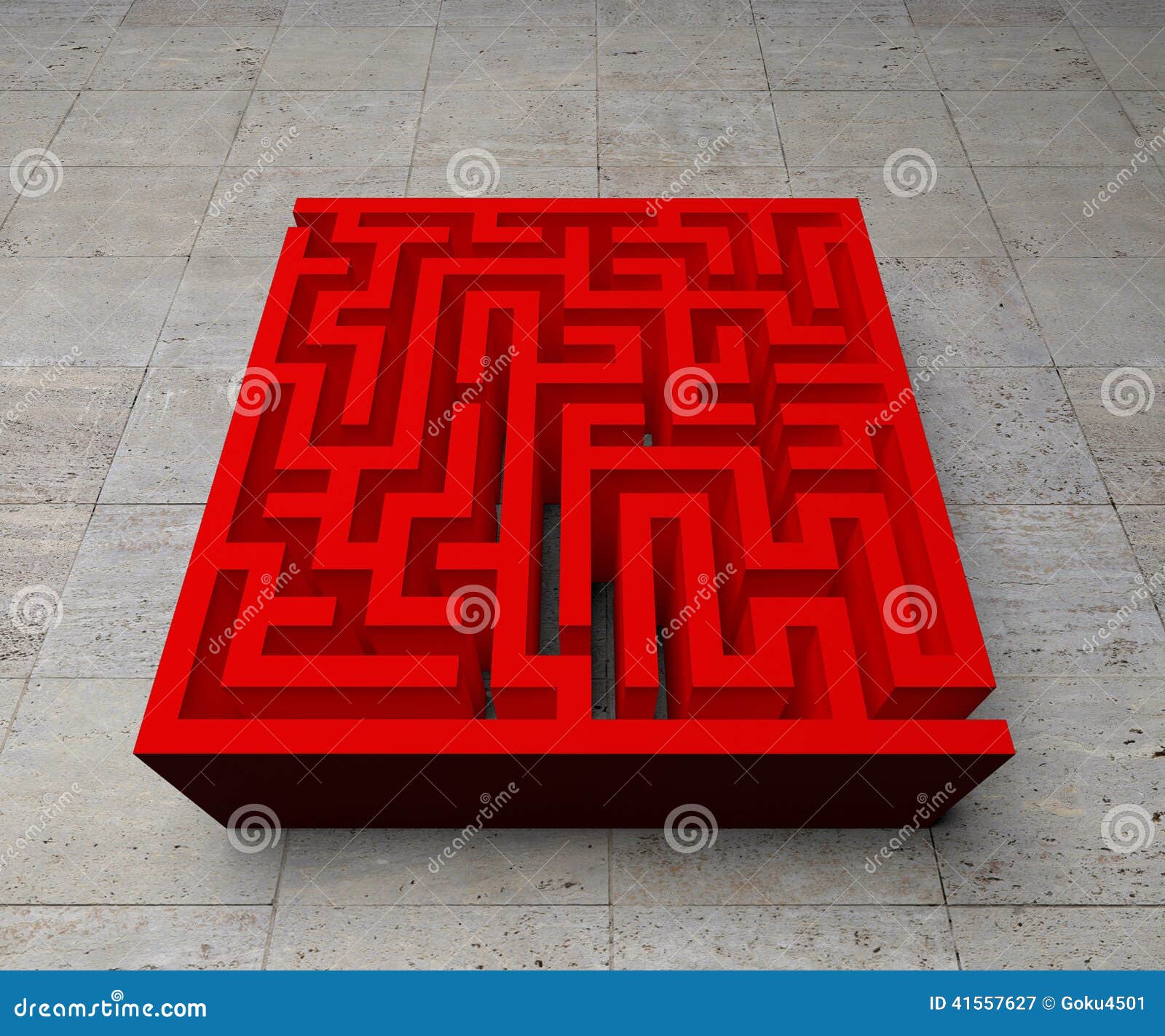 A Labyrinth In Interiors Perspective On Background Texture Stock Photo ...