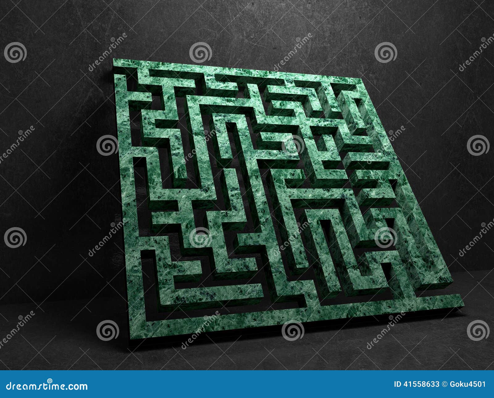 A Labyrinth In Interiors Perspective On Background Texture Stock Photo ...
