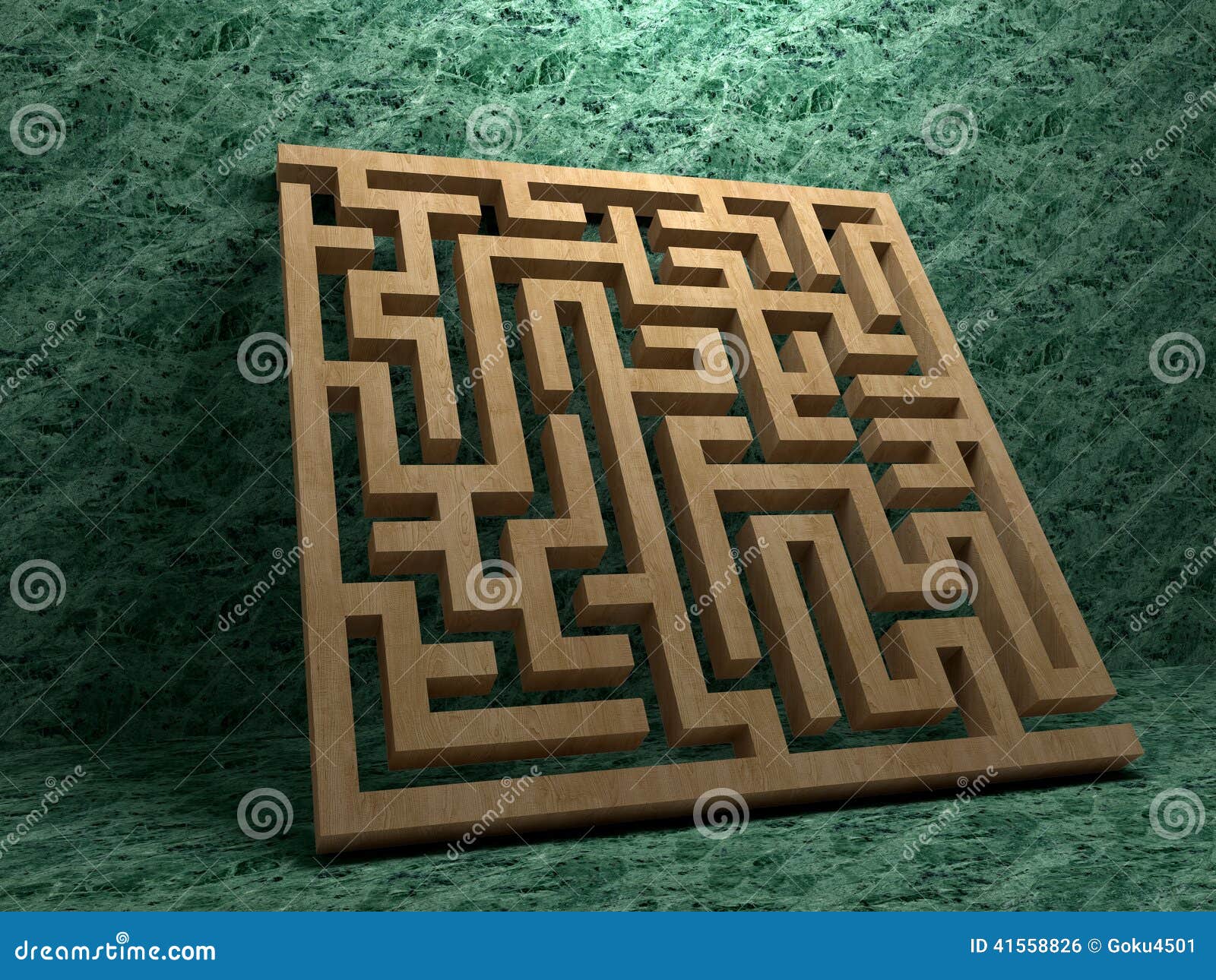 A Labyrinth In Interiors Perspective On Background Texture Royalty-Free ...