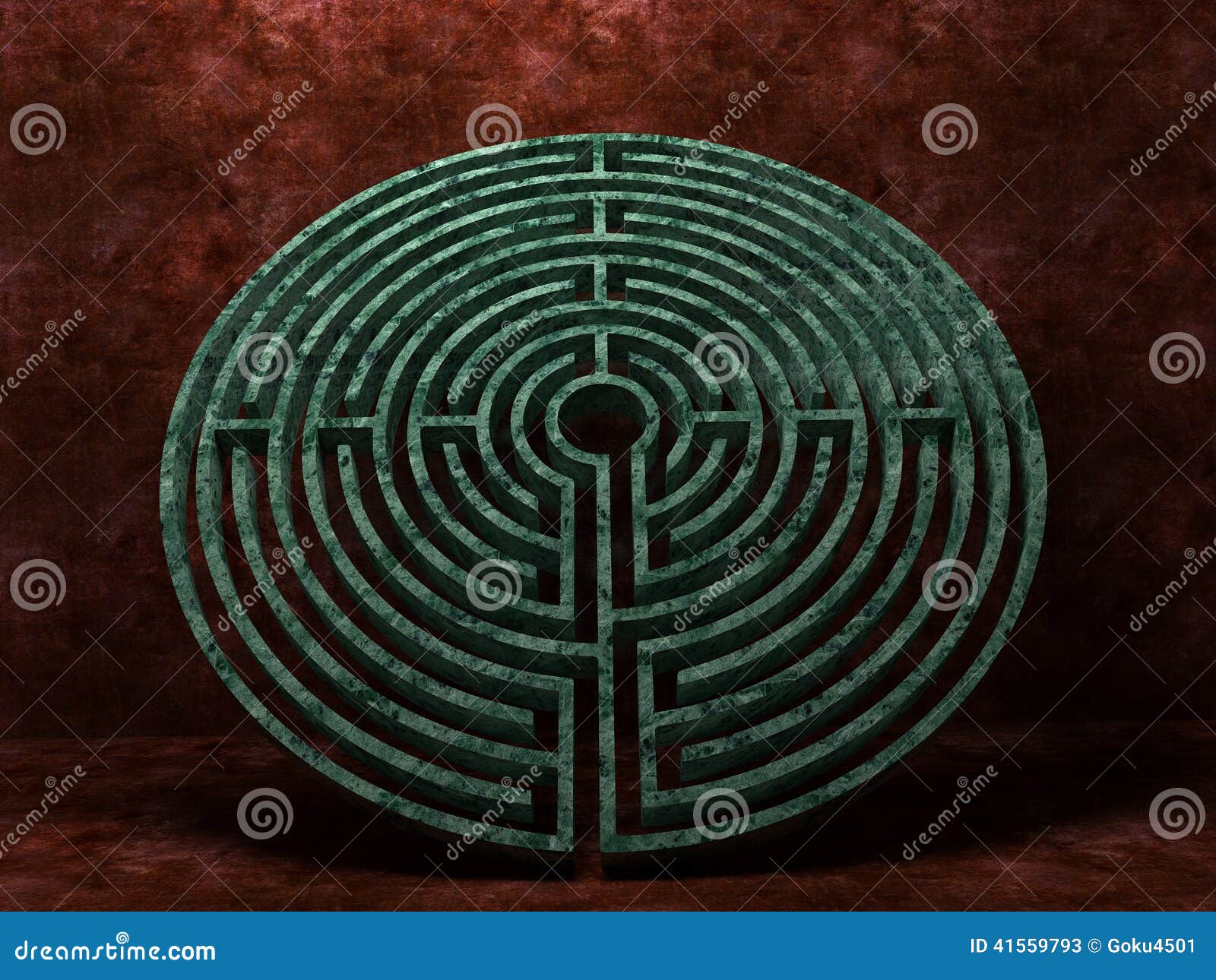 A Labyrinth In Interiors Perspective On Background Texture Stock Image ...