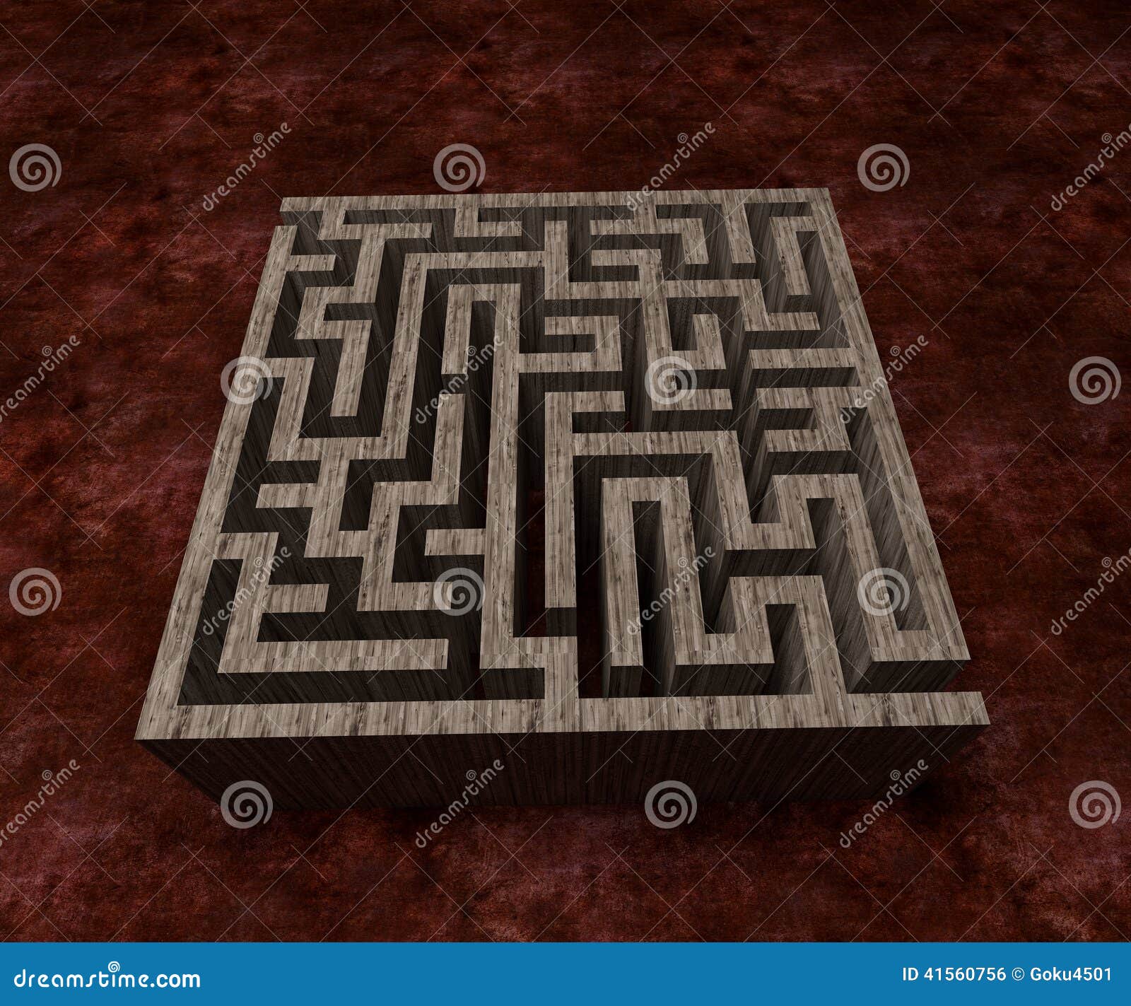 A Labyrinth In Interiors Perspective On Background Texture Stock Photo ...