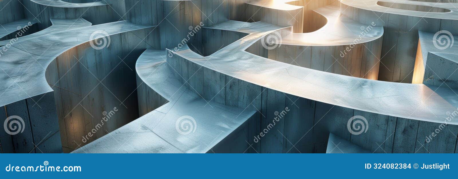 A Labyrinth of Intersecting Pathways Hinting at Secrets and Hidden ...