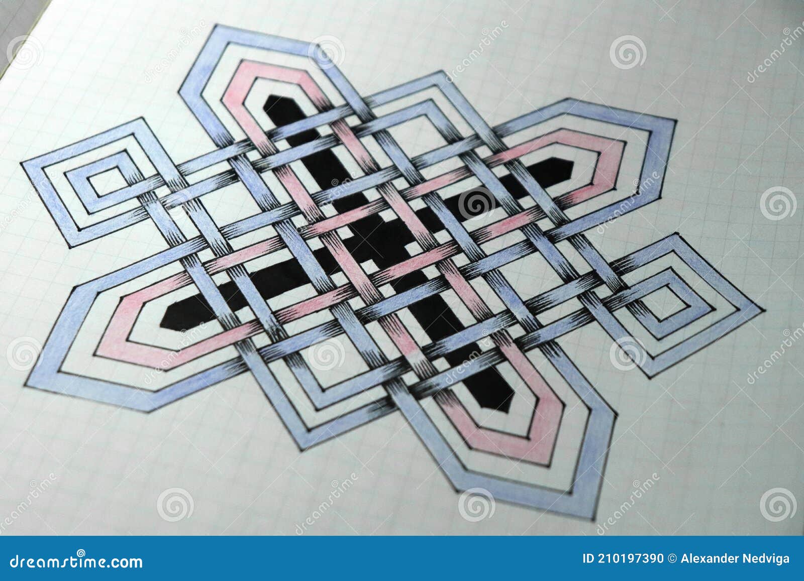 Labyrinth intricate cross stock photo. Image of crosses - 210197390
