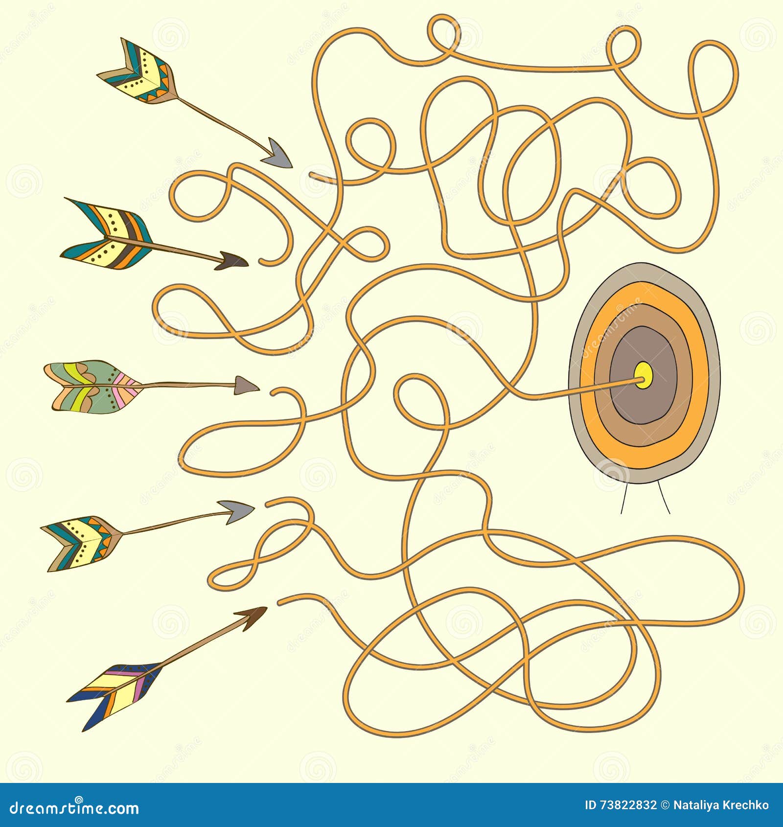 Labyrinth for kids stock vector. Illustration of background - 73822832 Labyrinth for kids stock vector. Illustration of background - 73822832