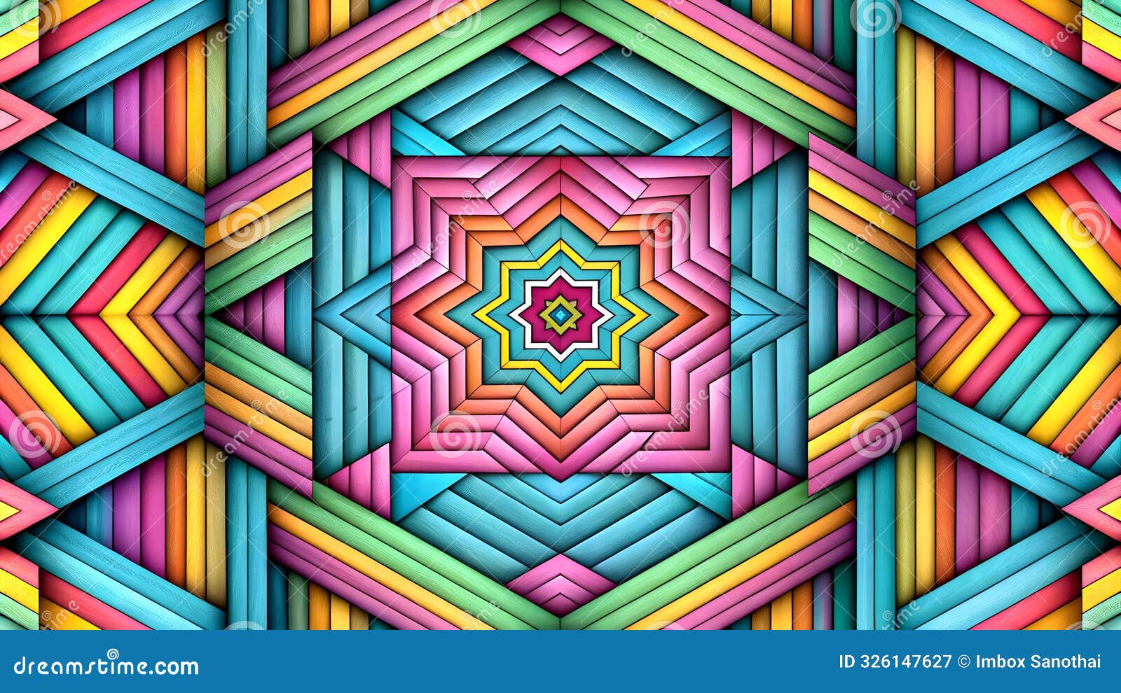 The Labyrinth of Light: a Geometric Illustration of Interlocking Shapes ...