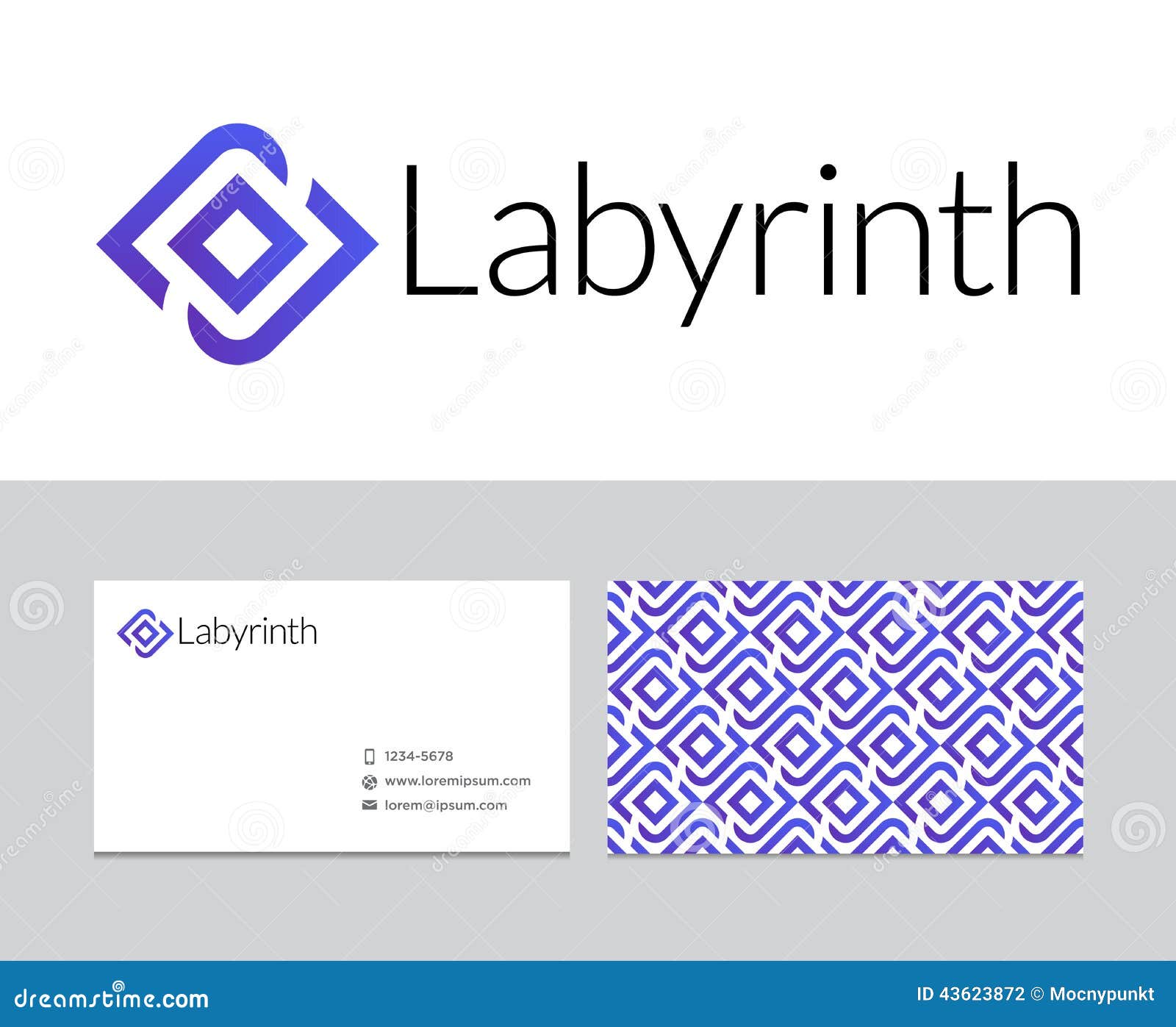 Labyrinth Logo Vector Illustration | CartoonDealer.com #43623872