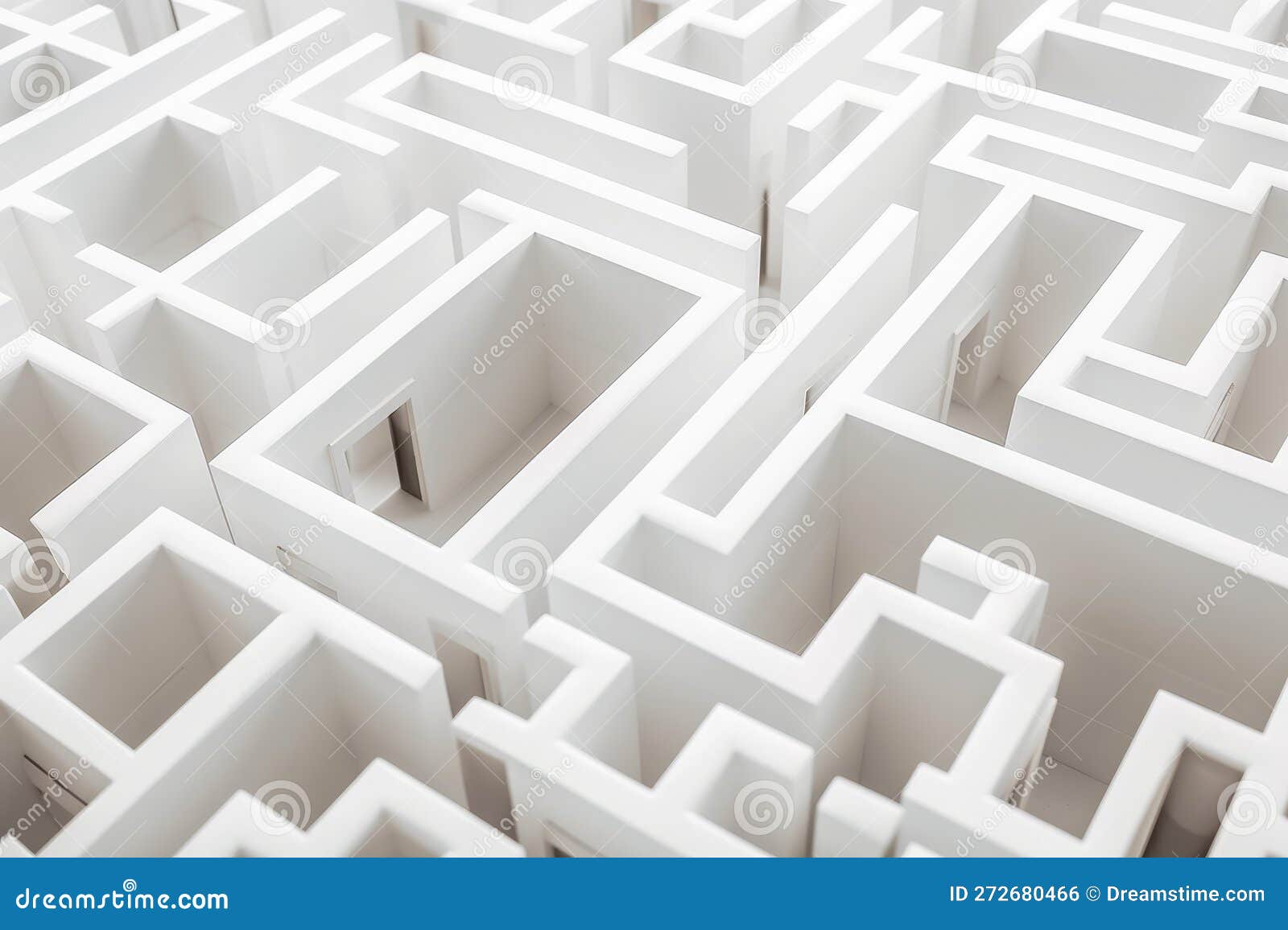 Labyrinth maze concept stock illustration. Illustration of complex ...