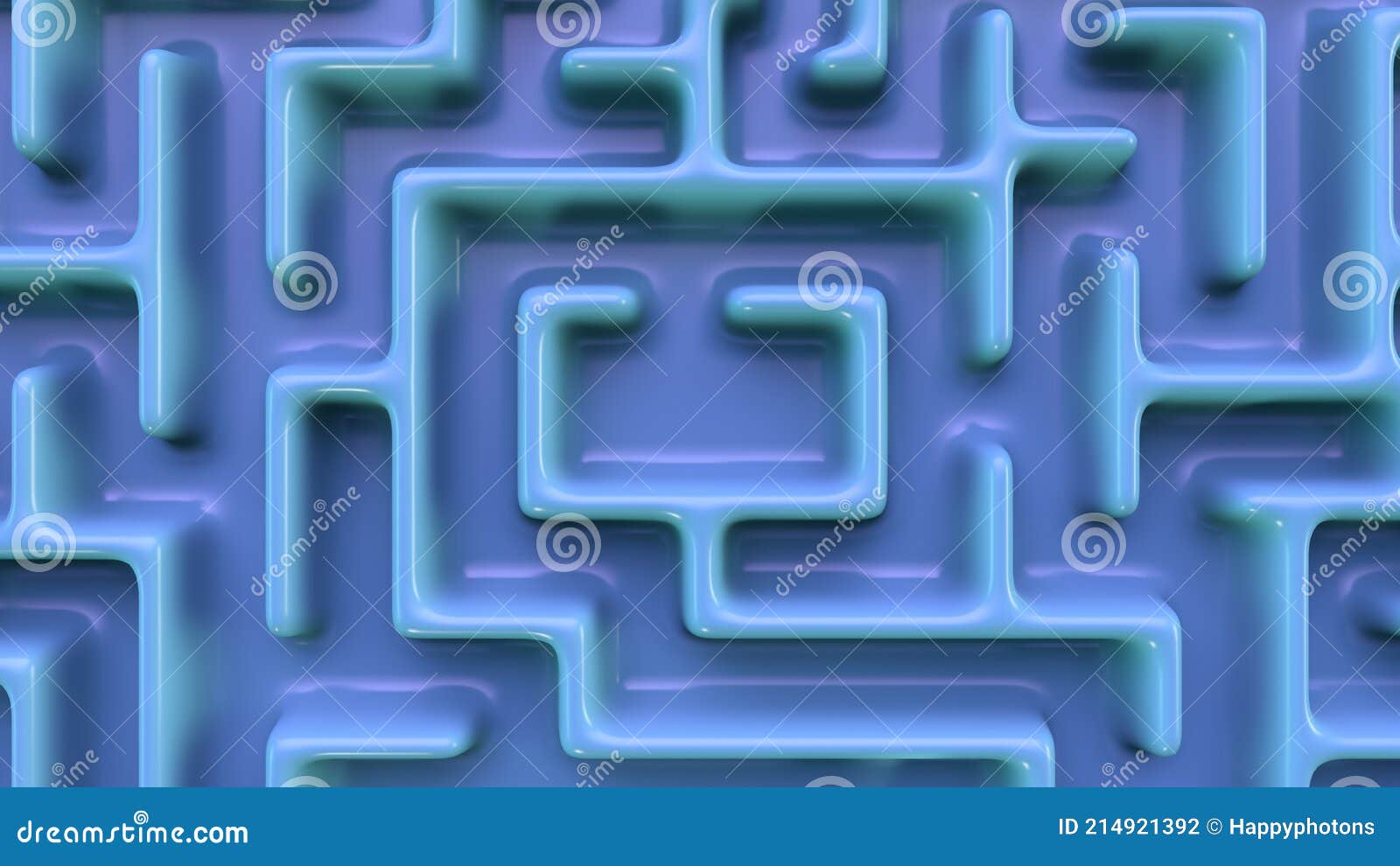 Labyrinth Top View And Perspective Vector Illustration | CartoonDealer ...