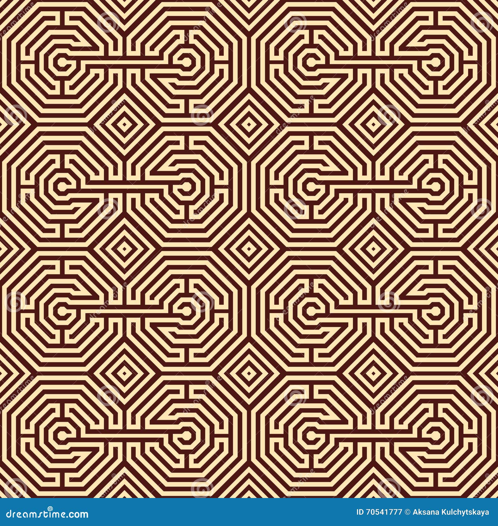 Labyrinth pattern stock vector. Illustration of puzzle - 70541777