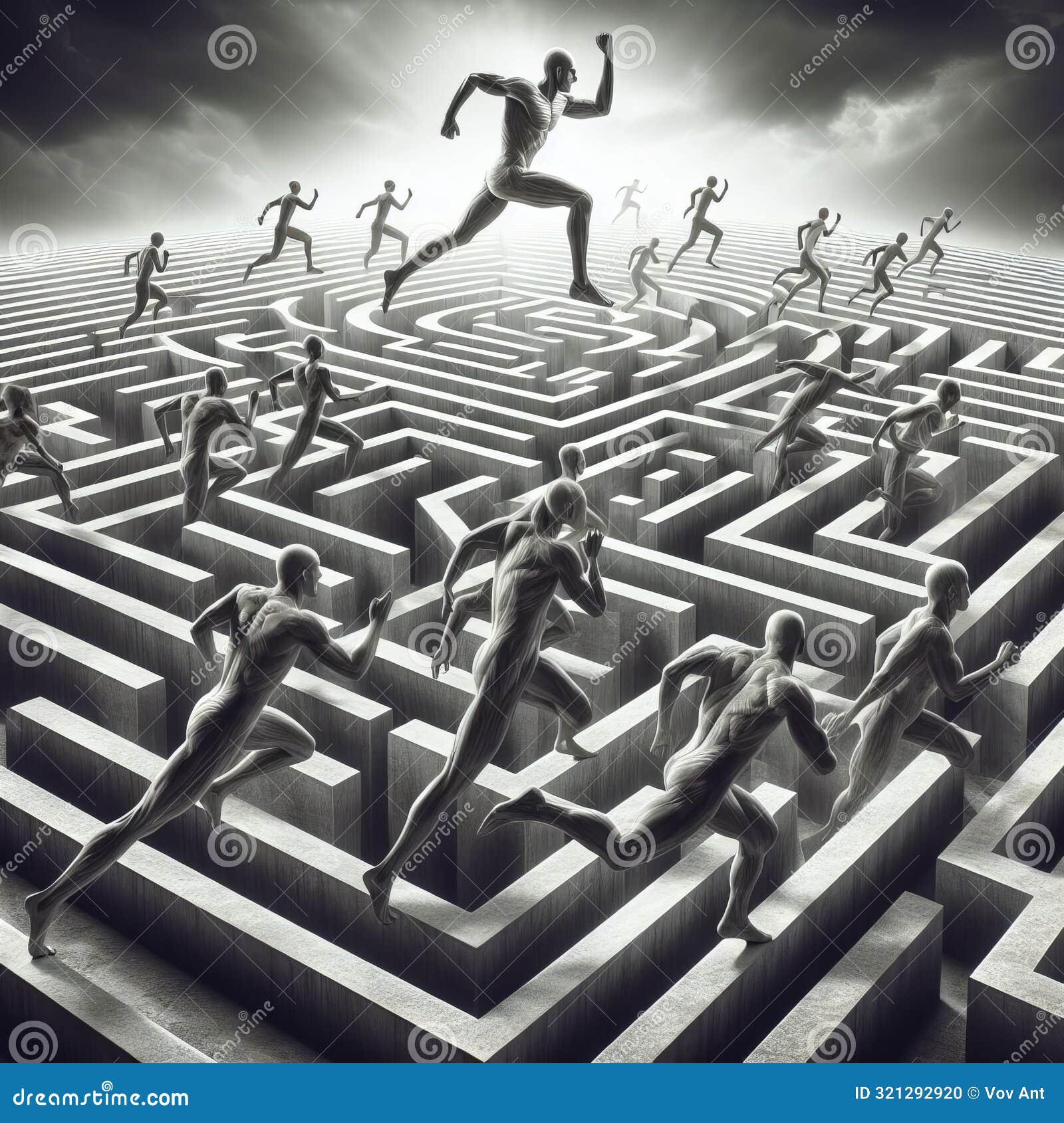 166 121. Labyrinth Runner Athlete Training - Specialized Progra Stock ...