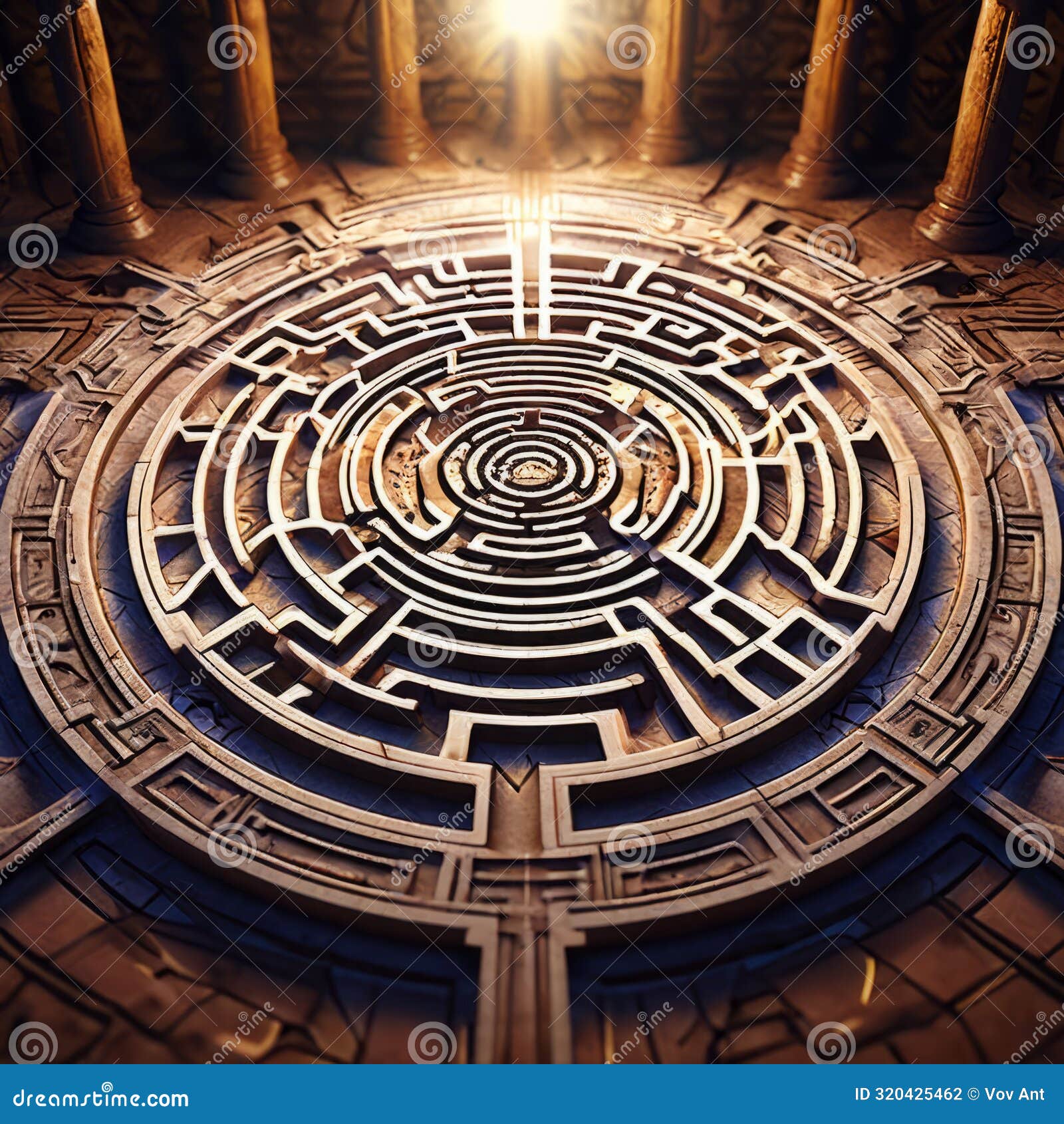 Labyrinth Sacred Geometry Study Group Learning Communities Sudy Stock ...