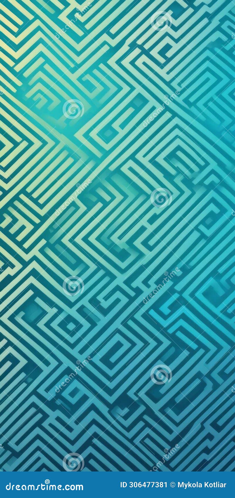 Labyrinth Shapes in Aqua Lightsteelblue Stock Image - Image of aqua ...