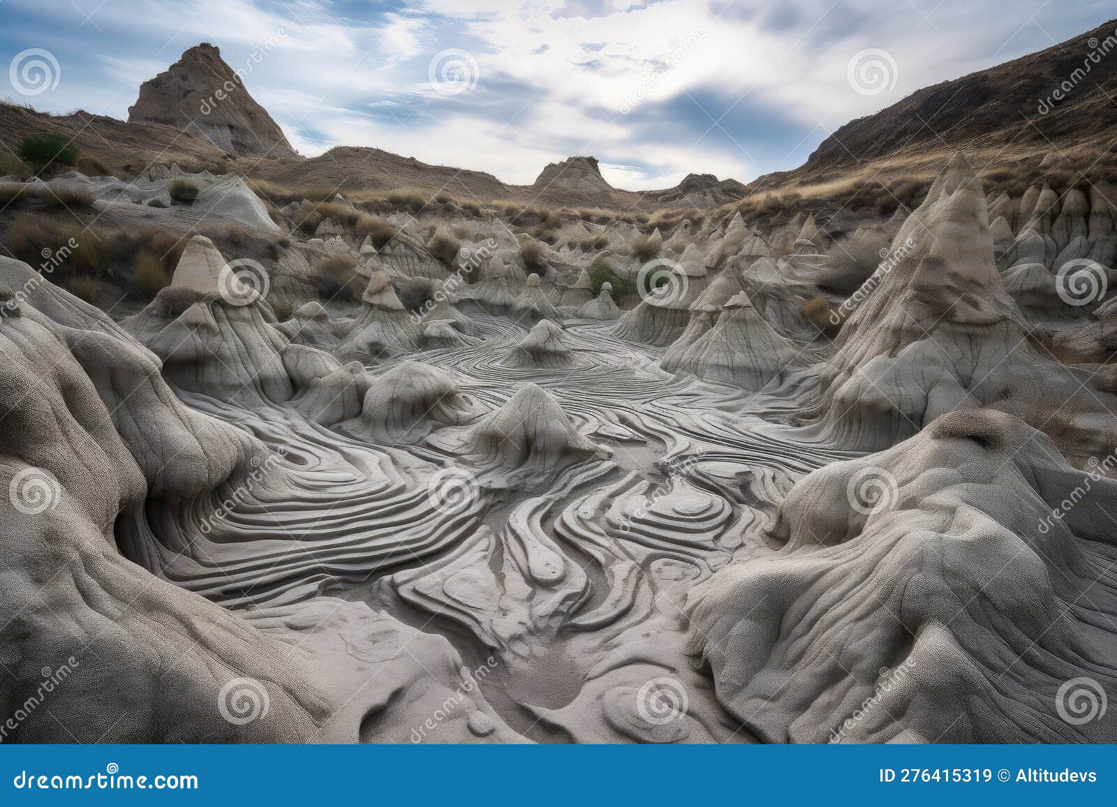 Labyrinth of Twisting and Turning Natural Rock Formations Stock ...