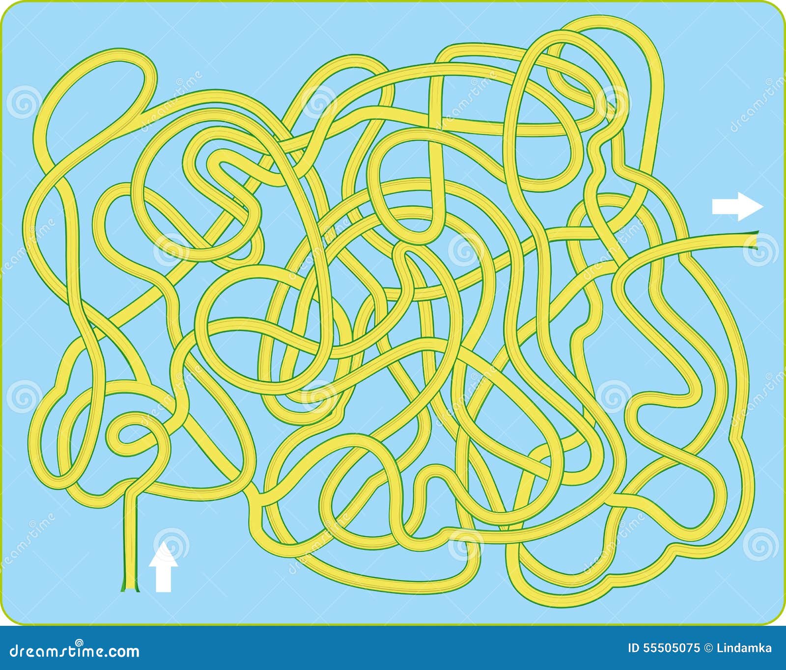 Labyrinth Cartoon Vector | CartoonDealer.com #55505075