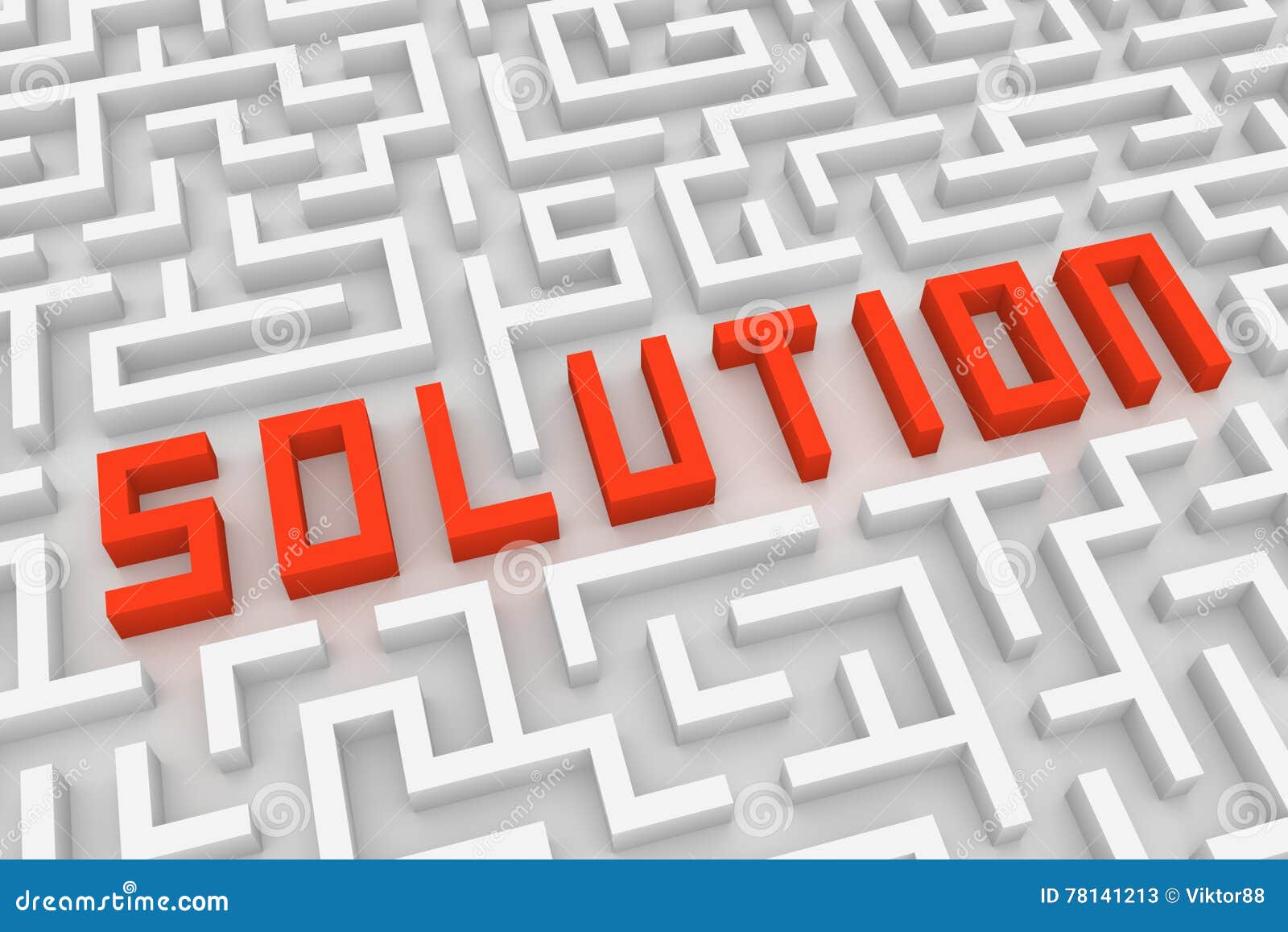 The Word Solution Made From Newspaper Letters Attached To A Blackboard ...