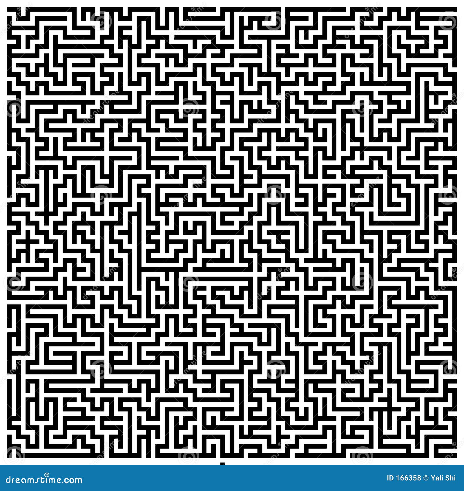 Labyrinthe compliqué illustration de vecteur. Illustration du ...