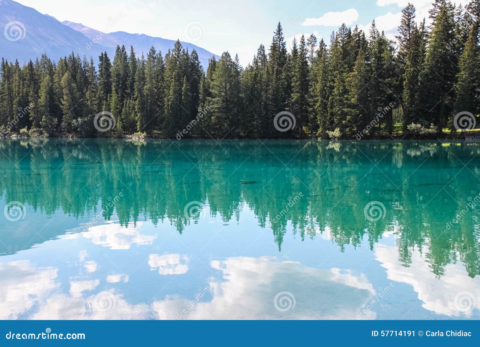 Lac Beauvert, Jasper National Park Stock Image - Image of emerald ...