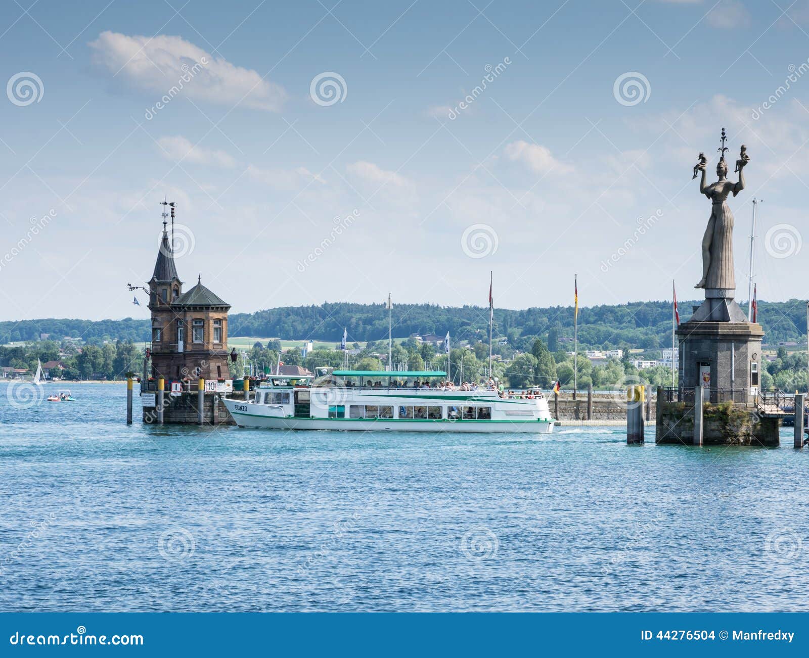 Lac Constance image stock éditorial. Image du baden, port - 44276504