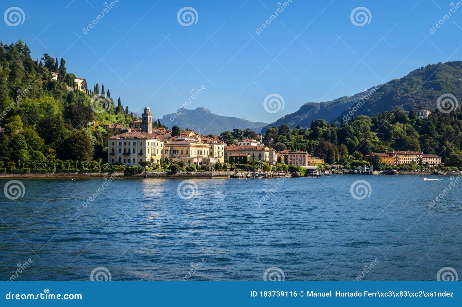 Lac de como photo éditorial. Image du côme, nature, normal - 183739116