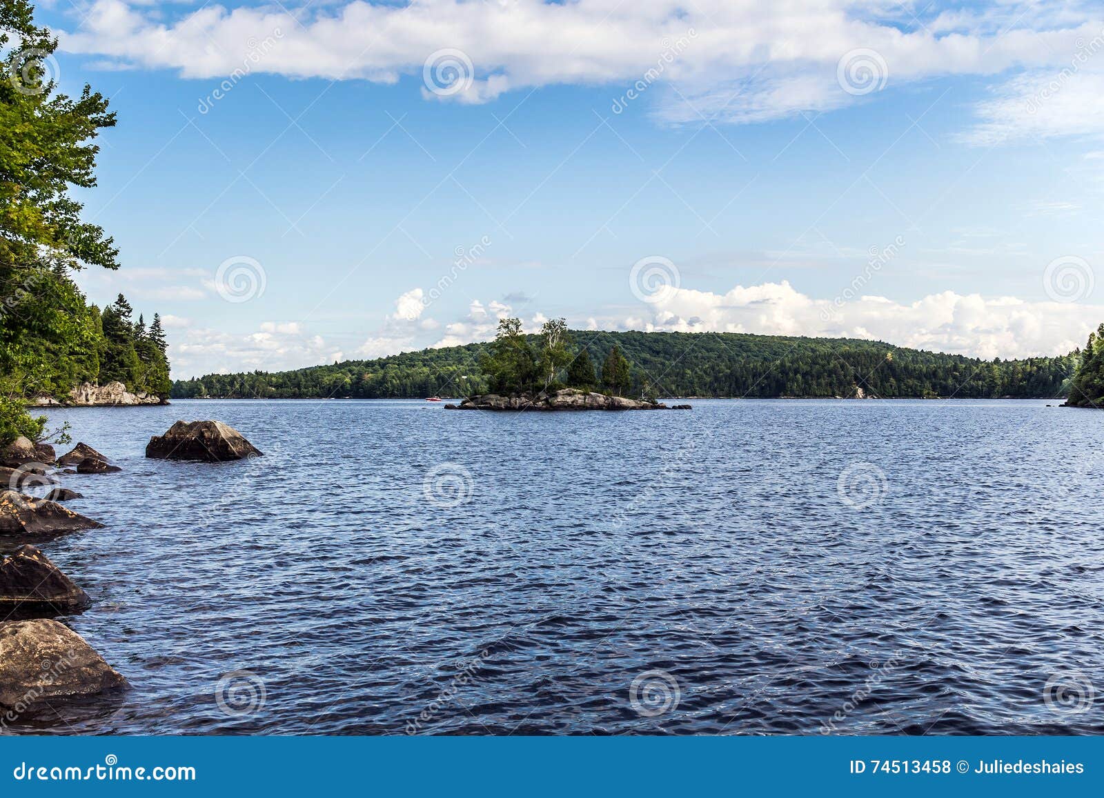 Lac Long natural landscape stock photo. Image of natural - 74513458