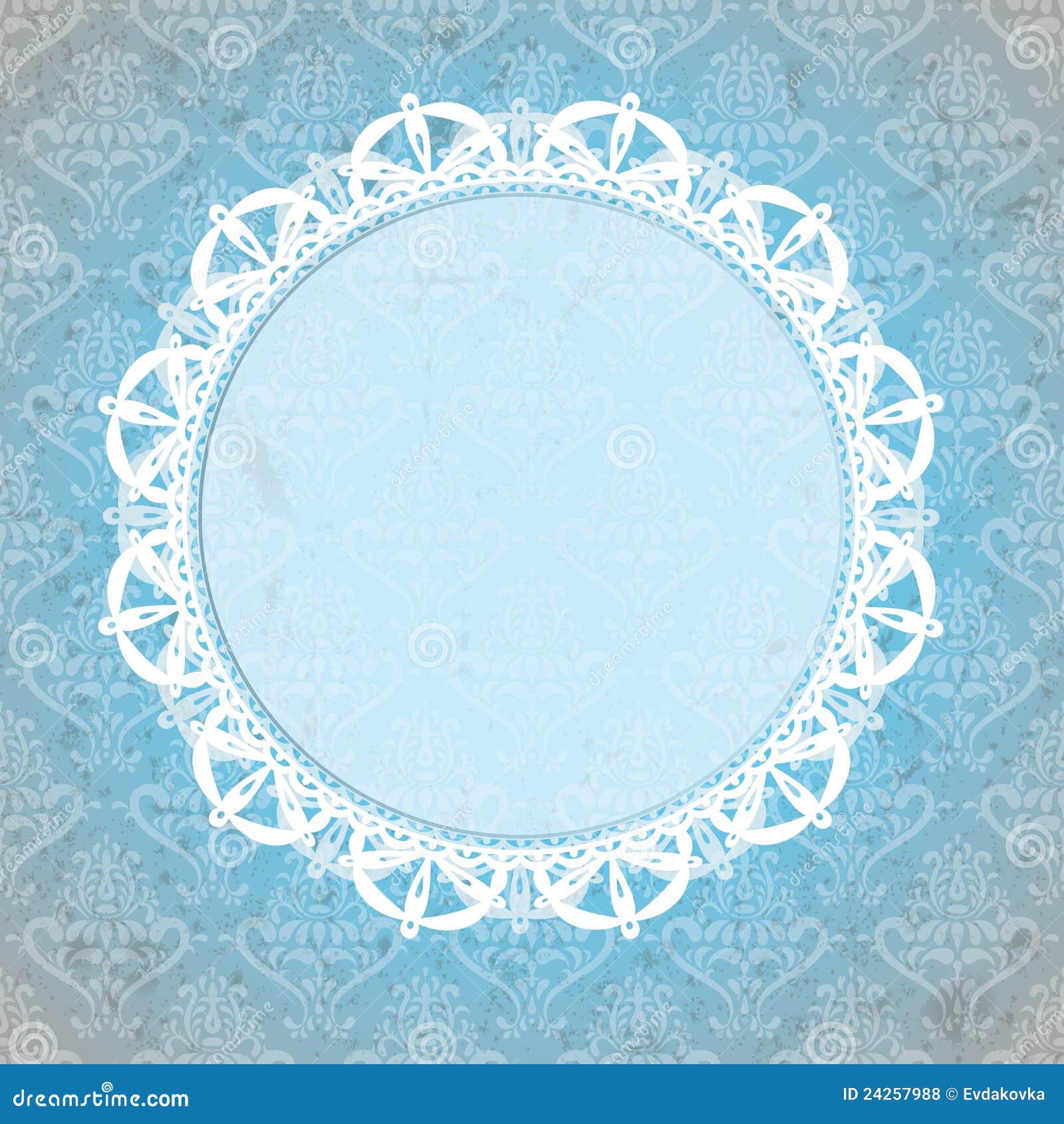 Lace background stock vector. Illustration of frame, elegant - 24257988